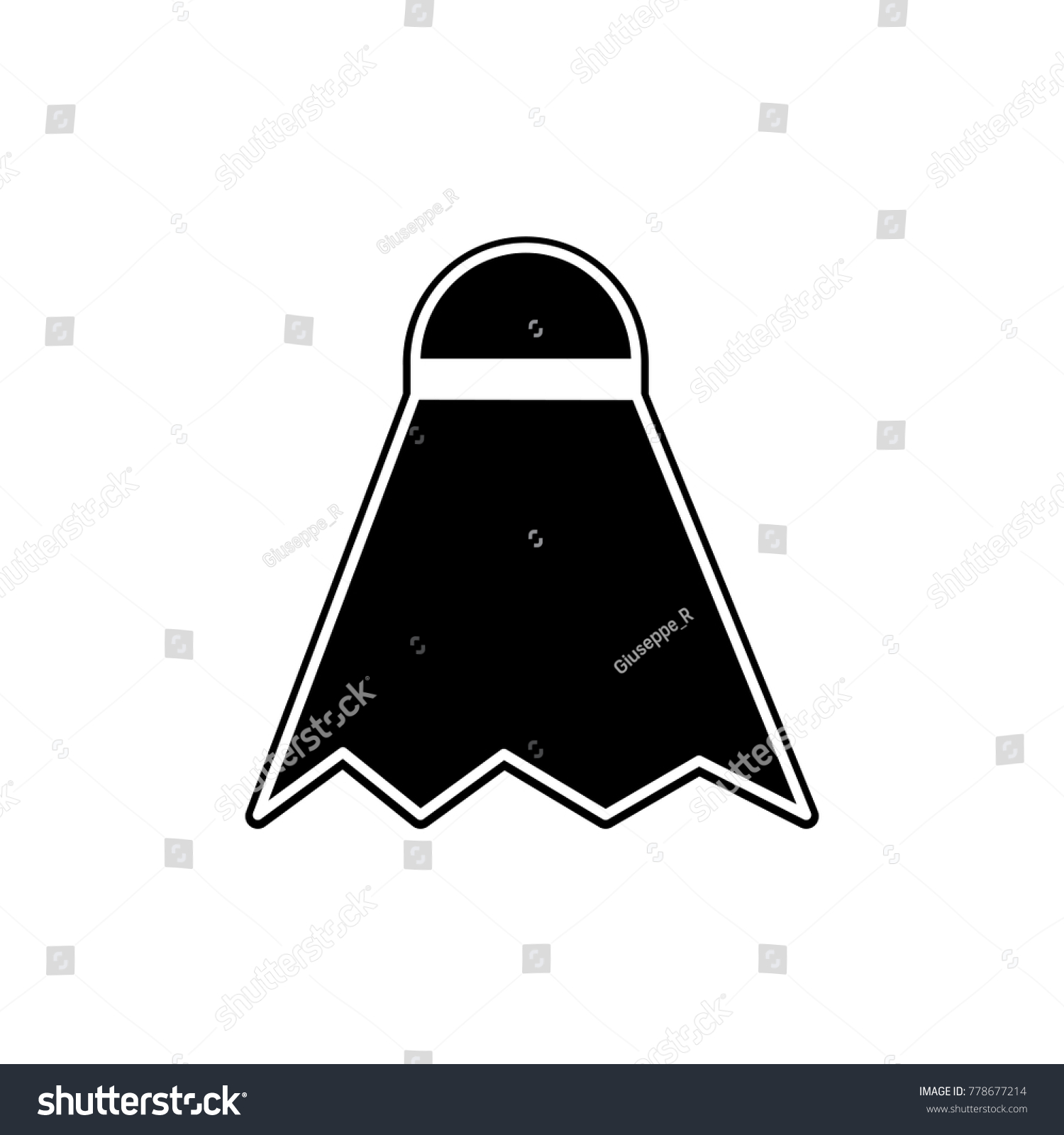 Badminton Shuttlecock Design Stock Vector (Royalty Free) 778677214 ...