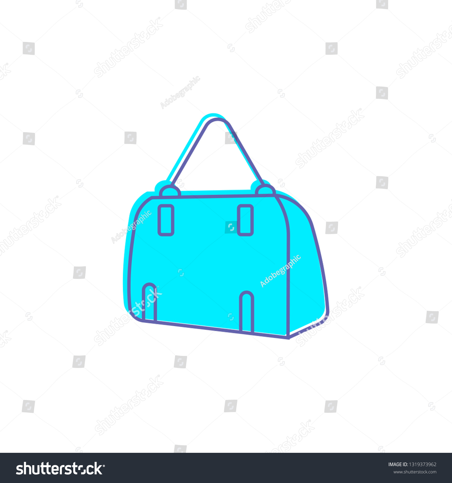 Bag Vector Symbol Icon Stock Vector (Royalty Free) 1319373962 ...