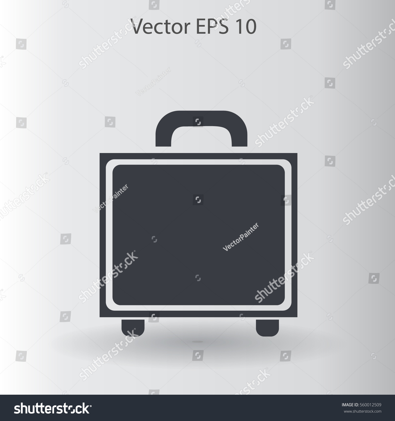 Baggage Vector Illustration: เวกเตอร์สต็อก (ปลอดค่าลิขสิทธิ์) 560012509 ...