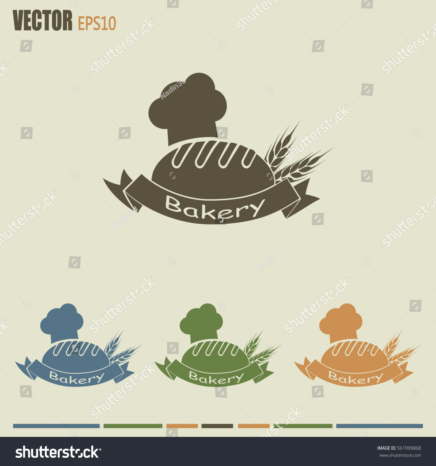 Bakery Graphic Design Vector Illustration Stock Vector (Royalty Free ...