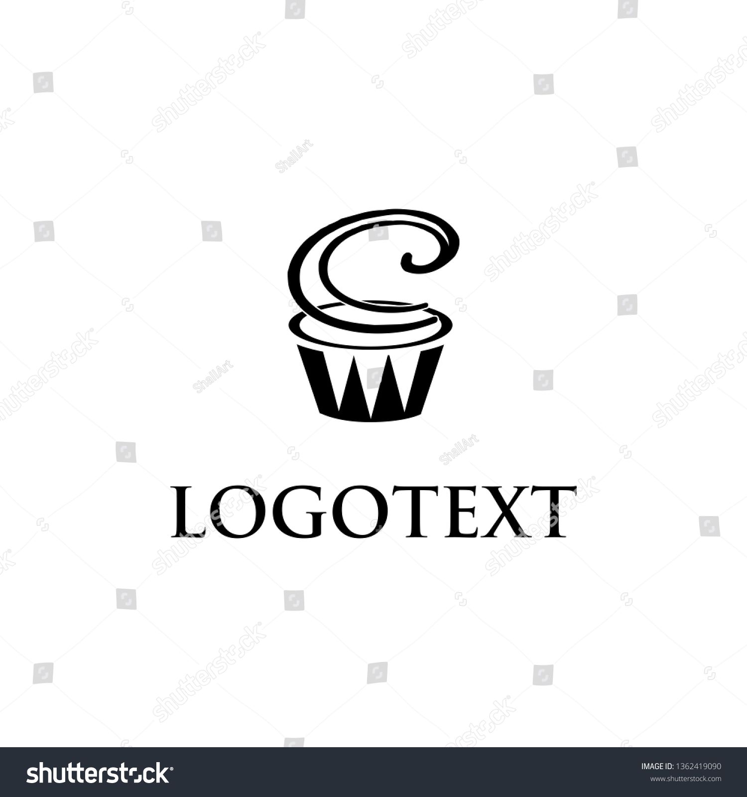 Bakery Logo Concept Initial C Stock Vector (Royalty Free) 1362419090 ...