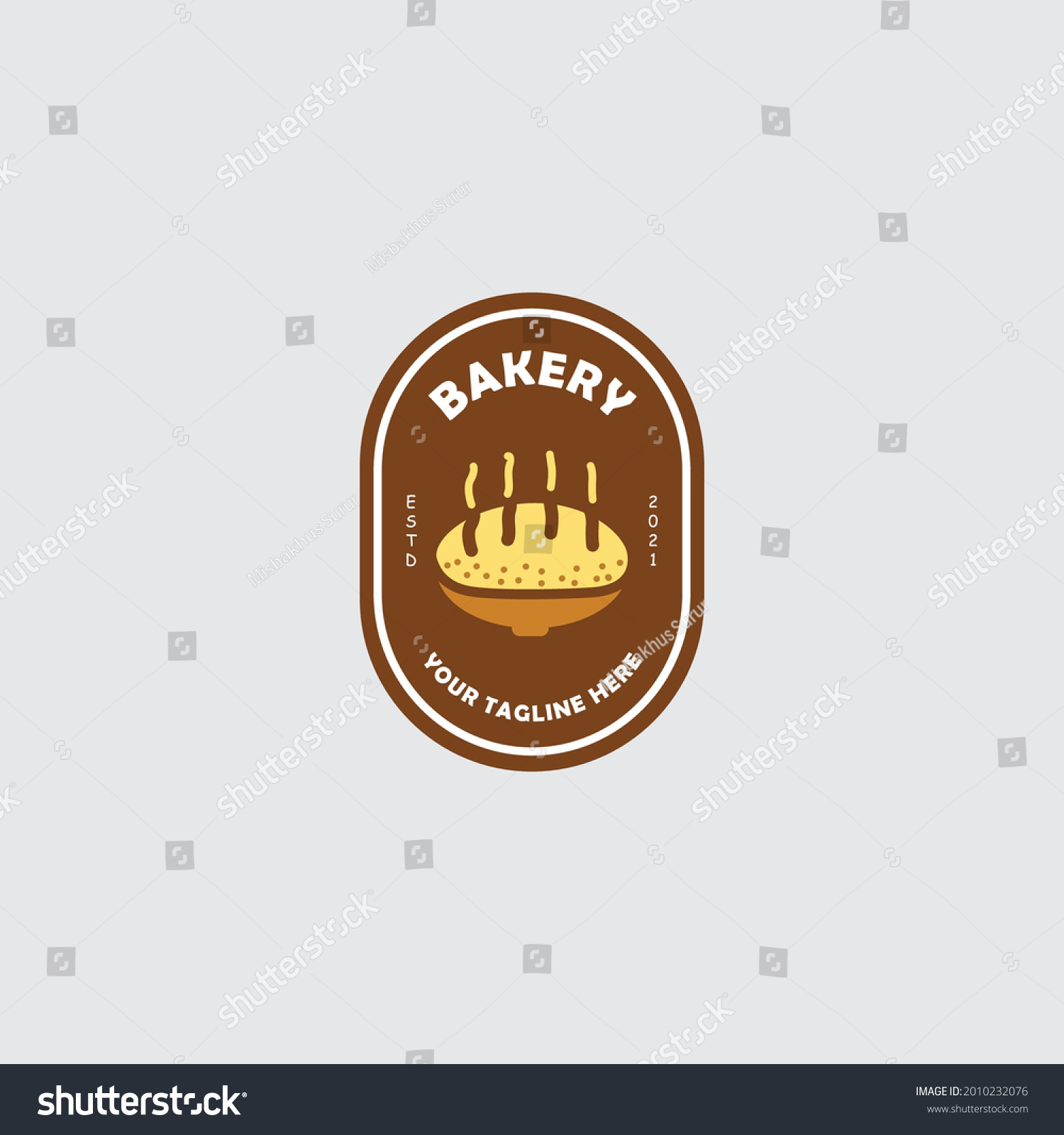 Vektor Stok Bakery Logo Design Bread Logo Vector (Tanpa Royalti ...
