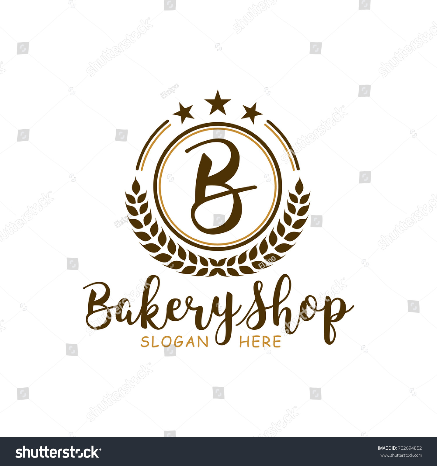 Bakery Shop Logo: vector de stock (libre de regalías) 702694852 ...