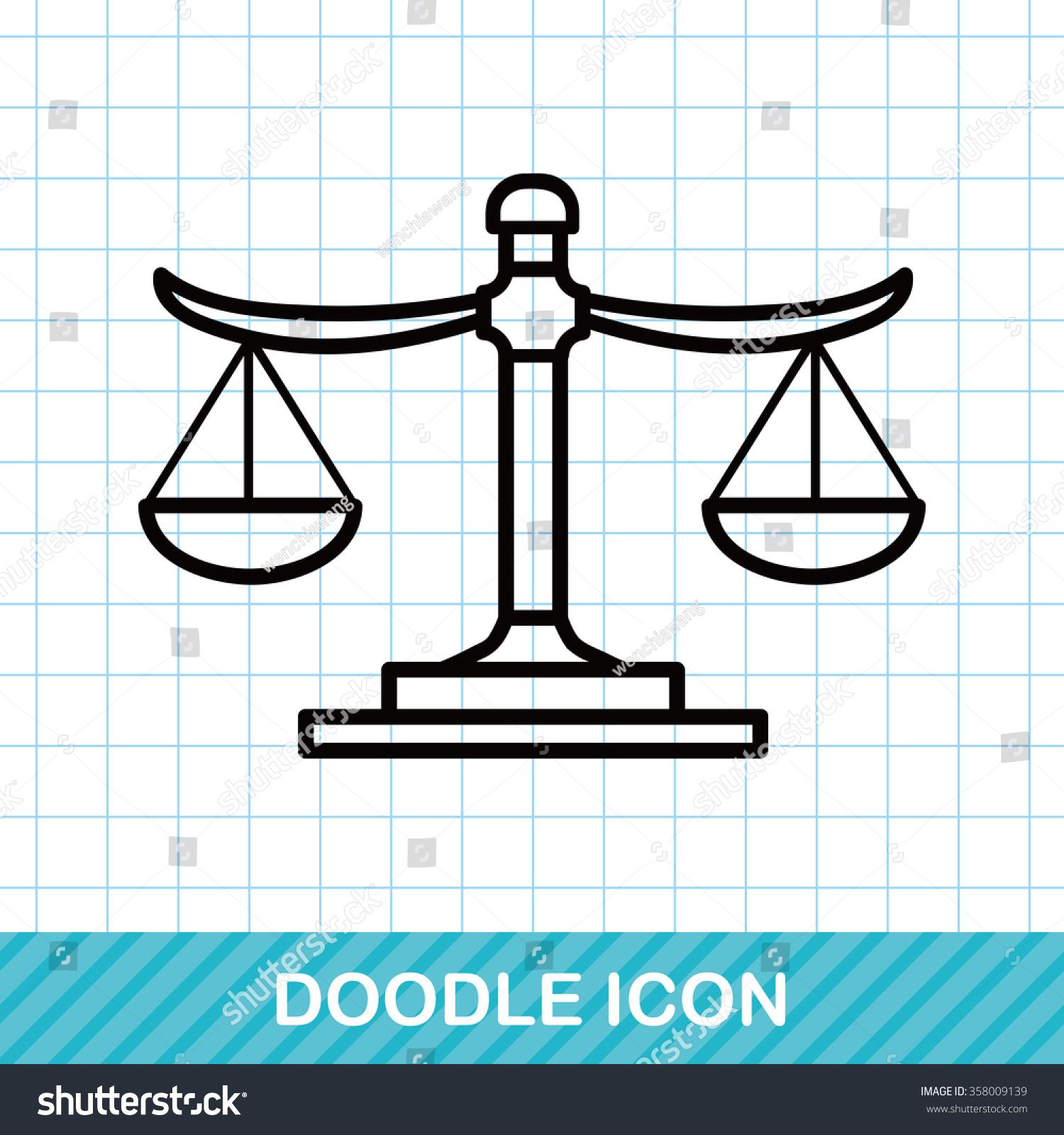 Balance Doodle Stock Vector (Royalty Free) 358009139 | Shutterstock