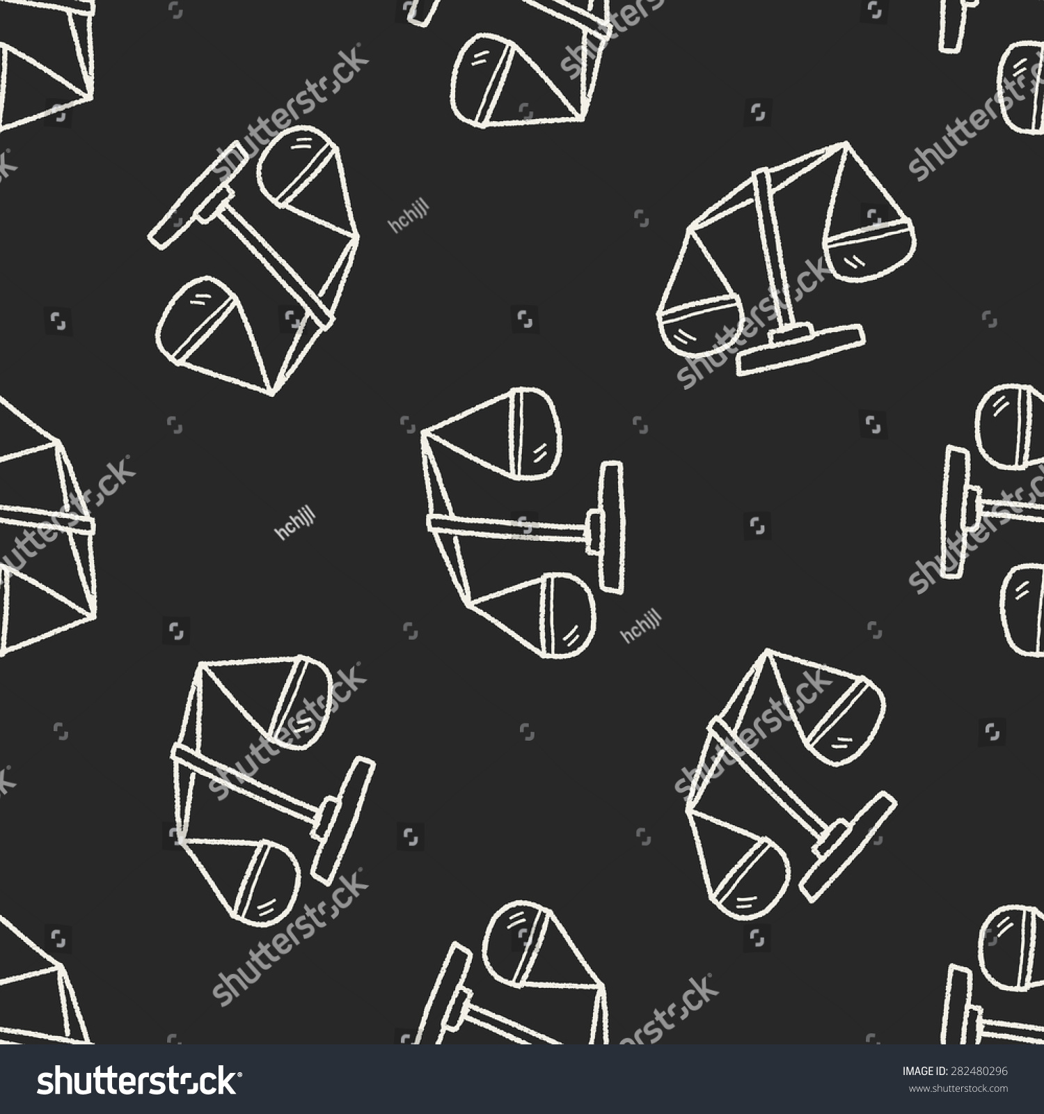Balance Doodle Drawing Stock Vector (Royalty Free) 282480296