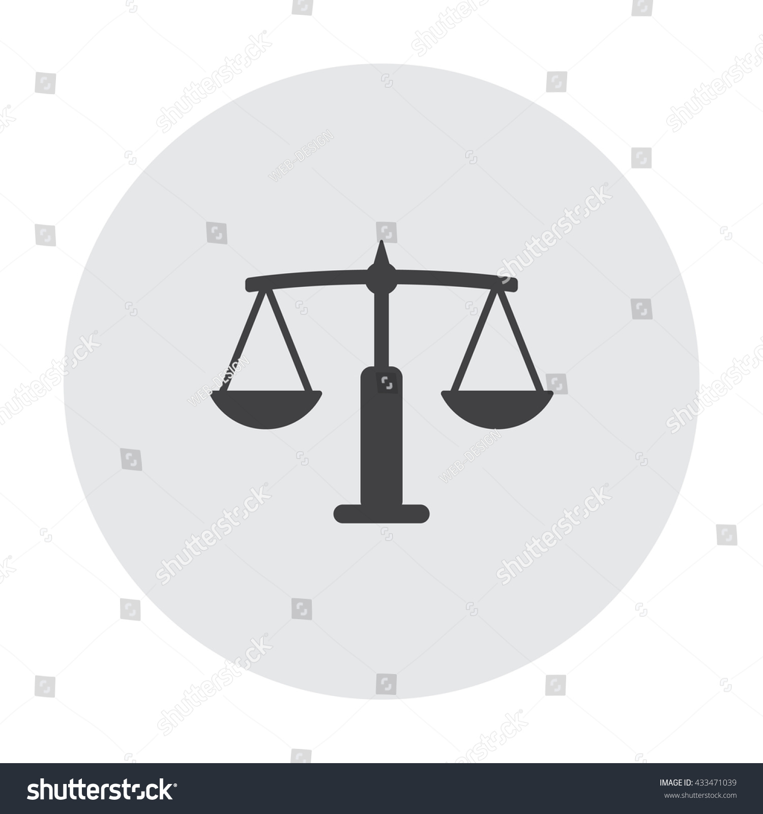 Balance Icon Stock Vector (Royalty Free) 433471039 | Shutterstock