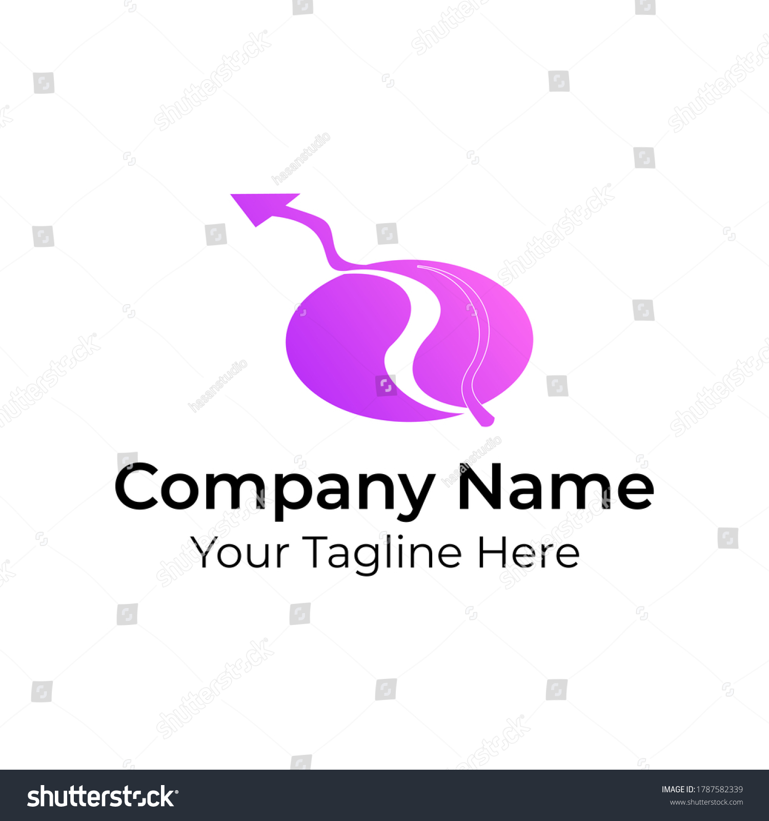 Balanced Arrow Self Logo Vector Arrow Stock Vector (Royalty Free ...