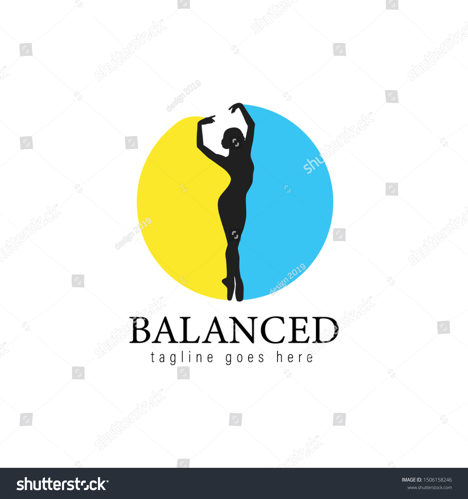 Balanced Logo Design Icon Design Template Stock Vector (Royalty Free ...