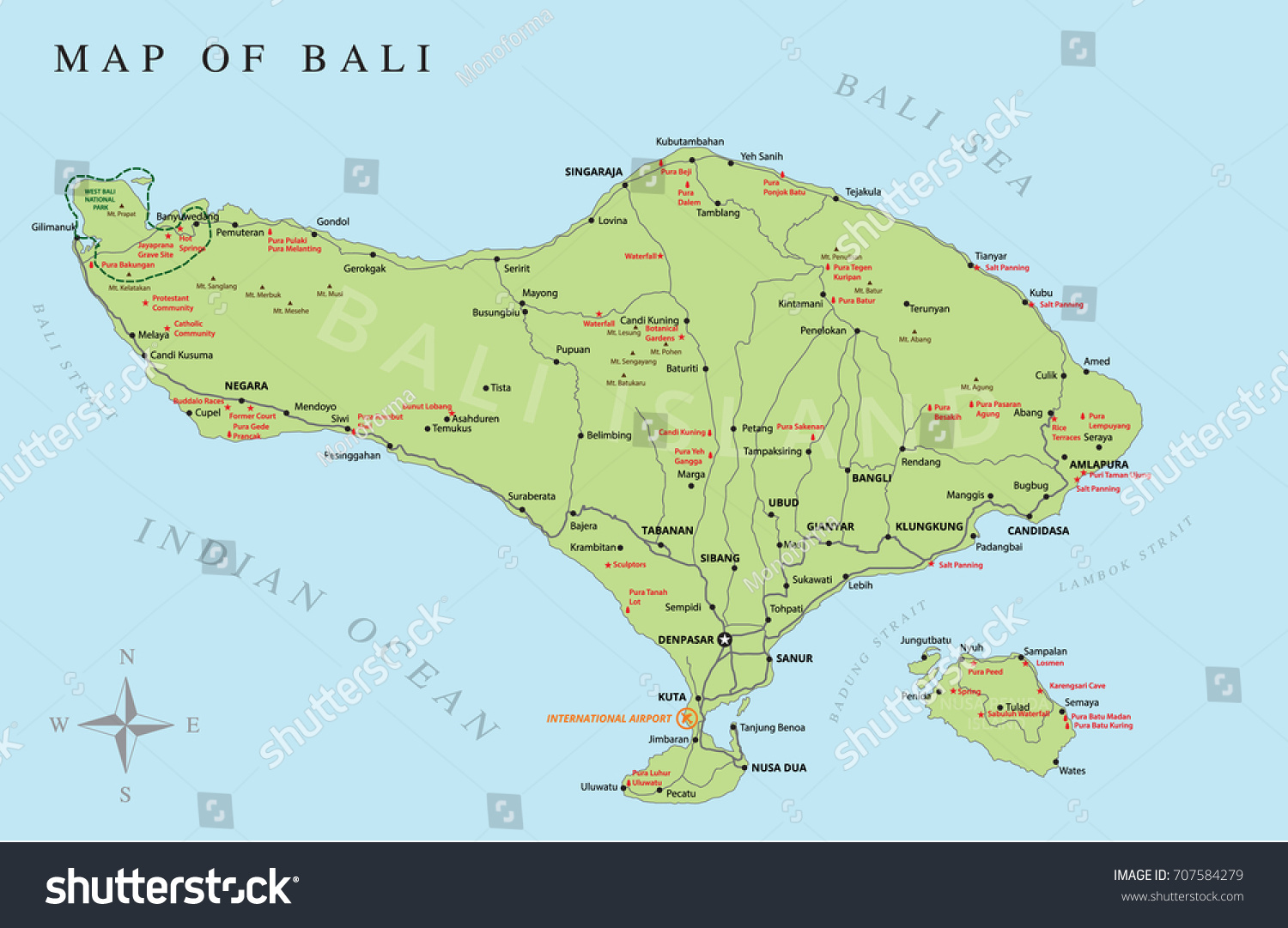1,599 "bali_map_vector" Images, Stock Photos & Vectors | Shutterstock