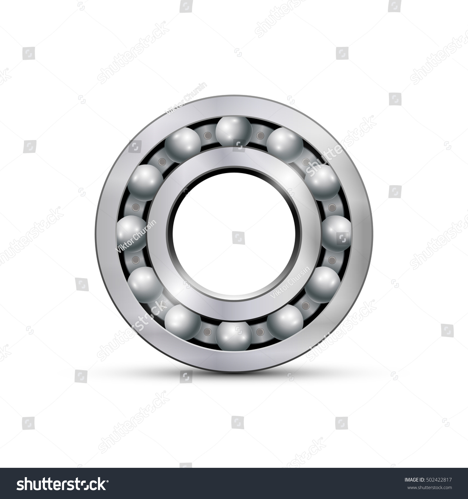 Ball Bearing Vector Stock Vector (Royalty Free) 502422817