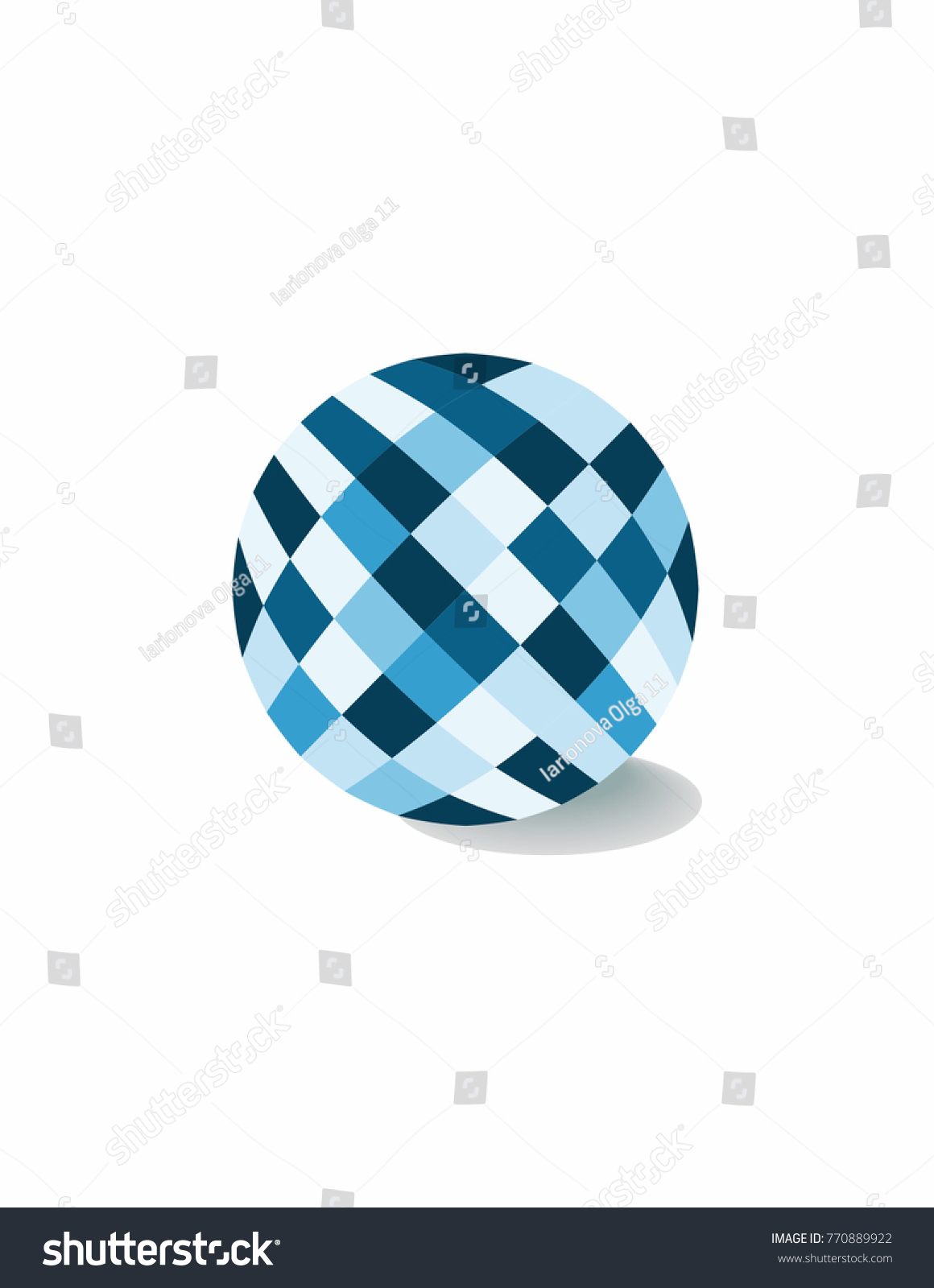 Ball Mirror On White Background Stock Vector (Royalty Free) 770889922 ...