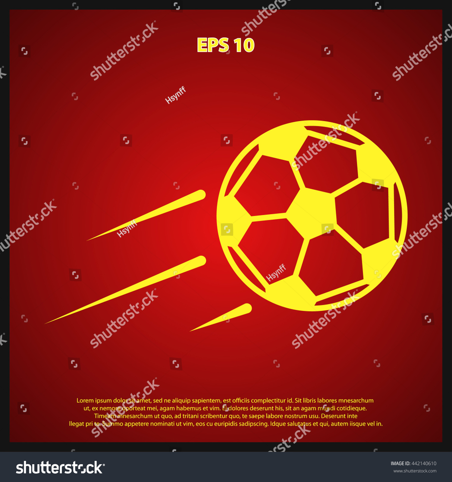 Ball Shoot Icon Stock Vector (Royalty Free) 442140610