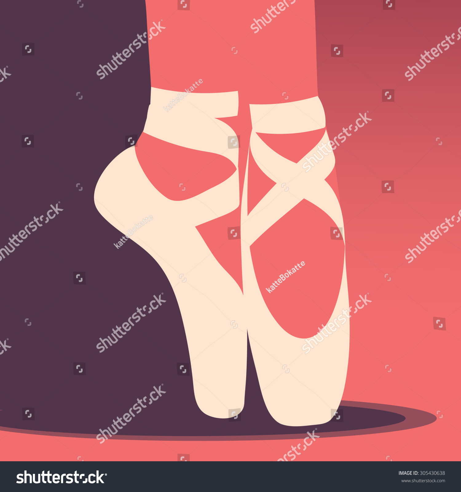 Ballet Ballet Shoes Vector Graphics: เวกเตอร์สต็อก (ปลอดค่าลิขสิทธิ์ ...