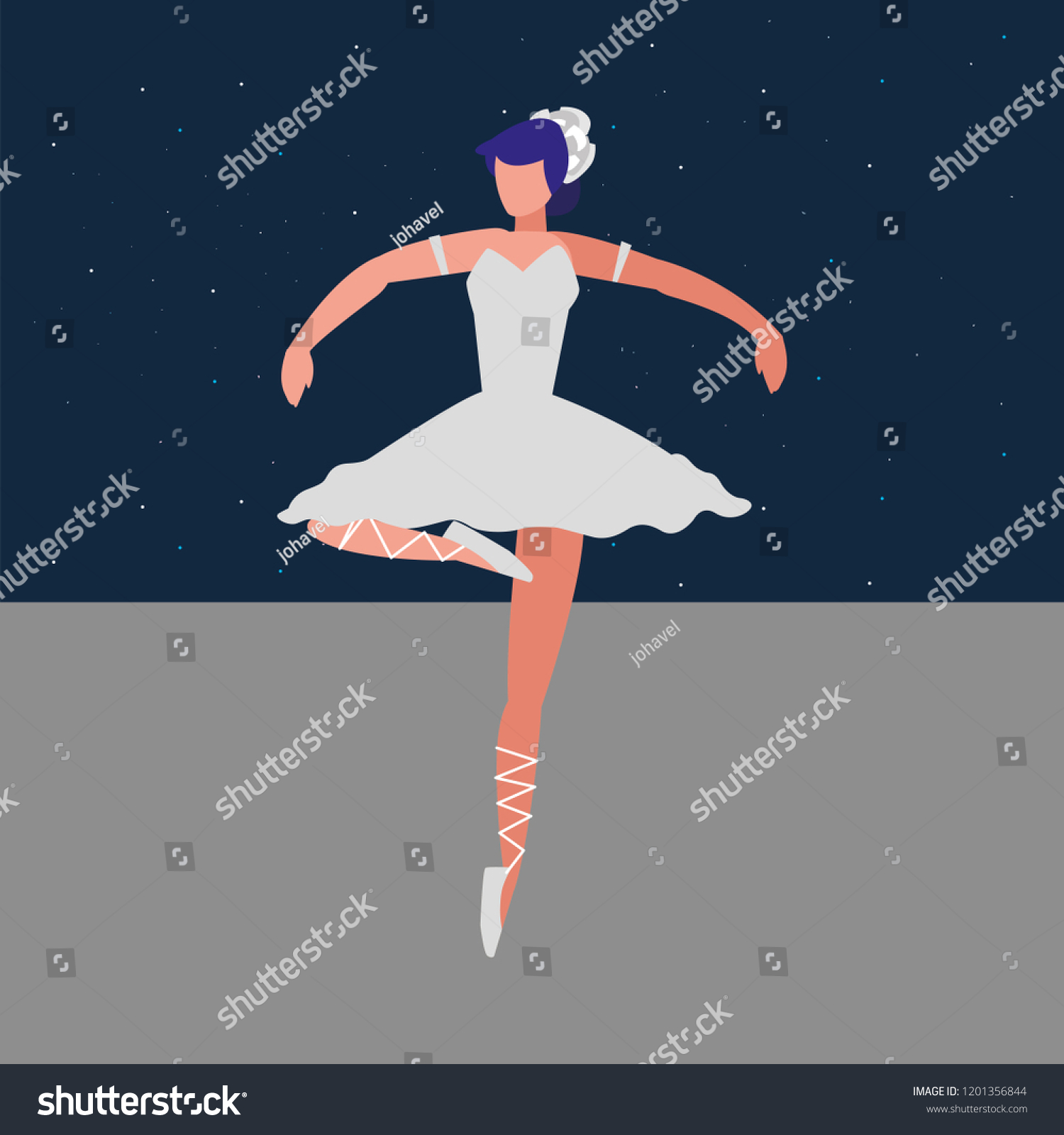 Ballet Dancer Design Stock Vector (Royalty Free) 1201356844 | Shutterstock