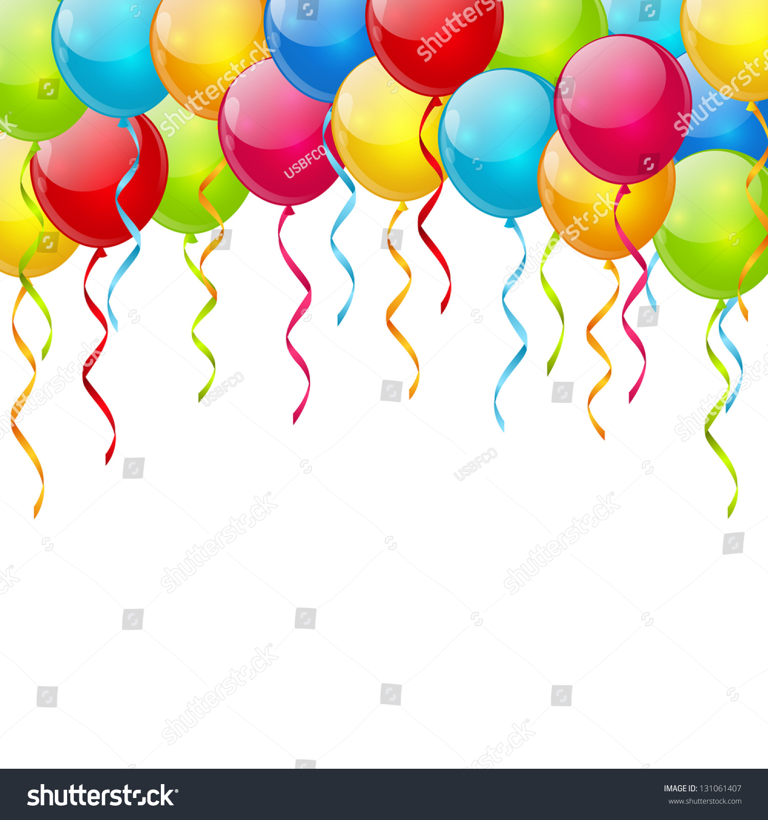 Balloon Background Place Text: เวกเตอร์สต็อก (ปลอดค่าลิขสิทธิ์ ...