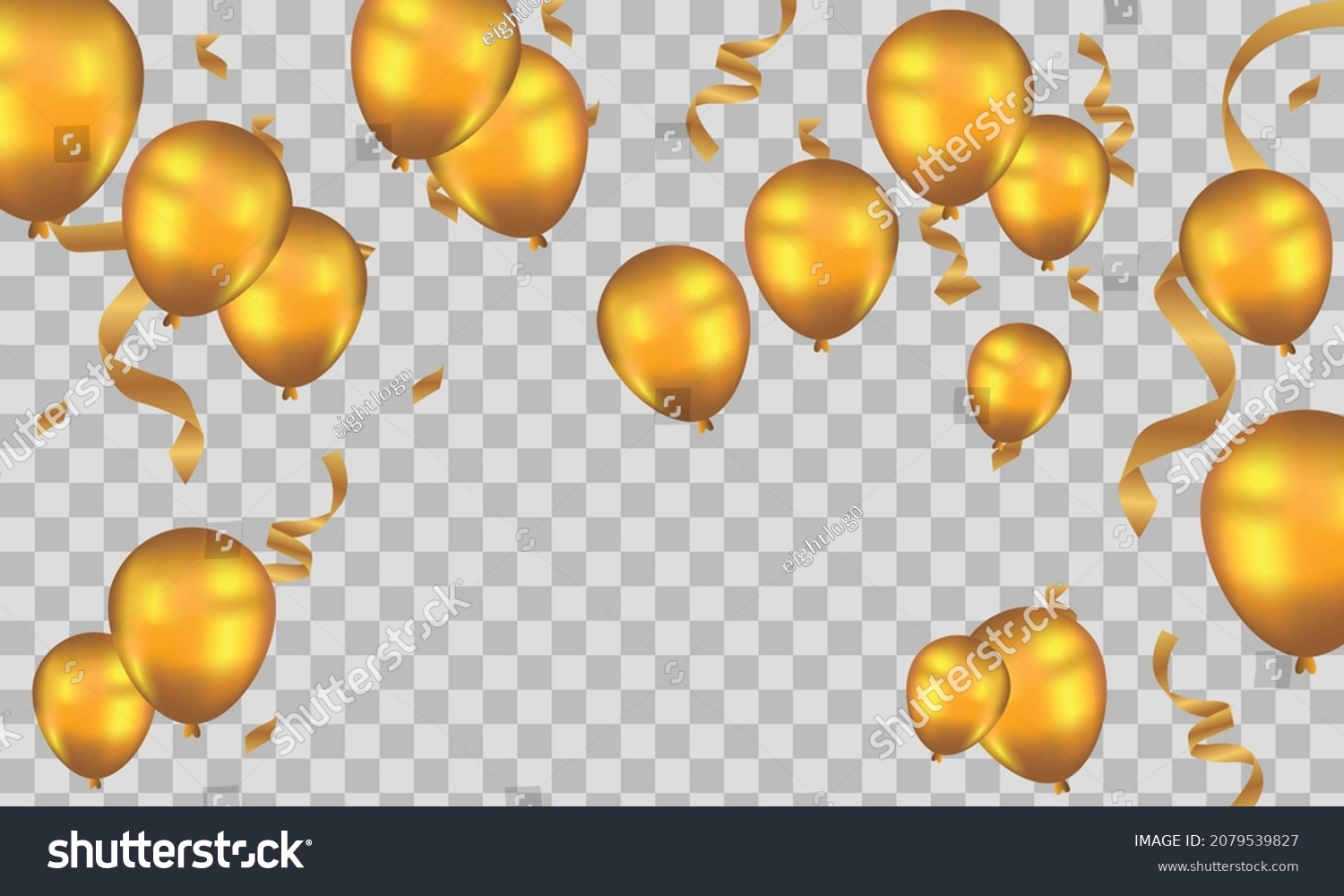Balloons Design Background Template Eps 10 Stock Vector (Royalty Free ...