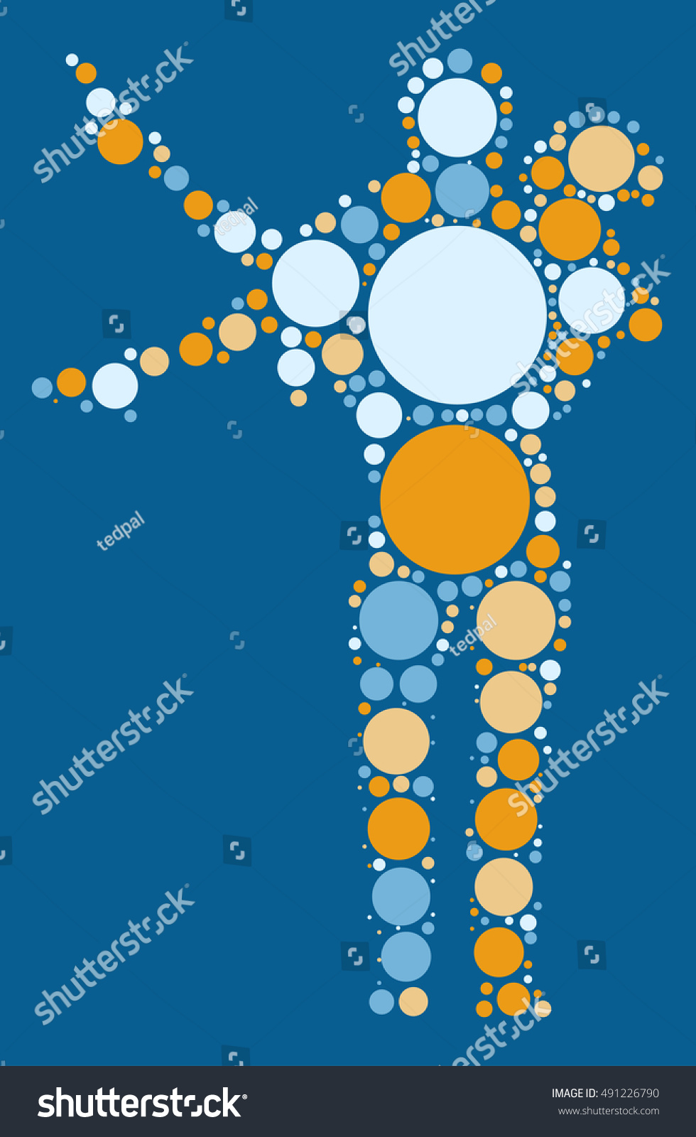 Ballroom Dancing Shape Vector Design By Stock Vector (Royalty Free ...