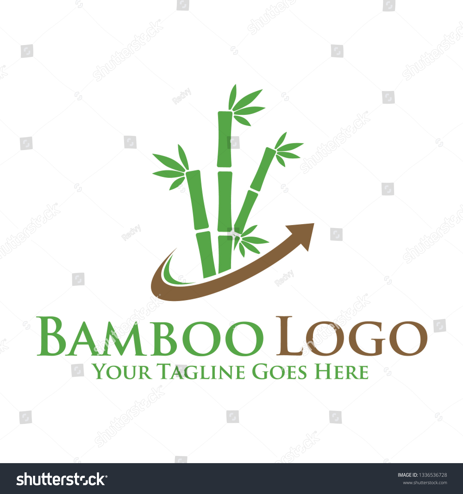 Bamboo Logo Template Stock Vector (Royalty Free) 1336536728 | Shutterstock