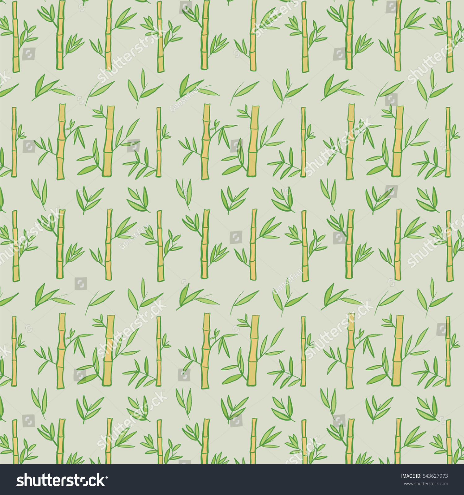 Bamboo Plant Pattern Stock Vector (Royalty Free) 543627973 | Shutterstock