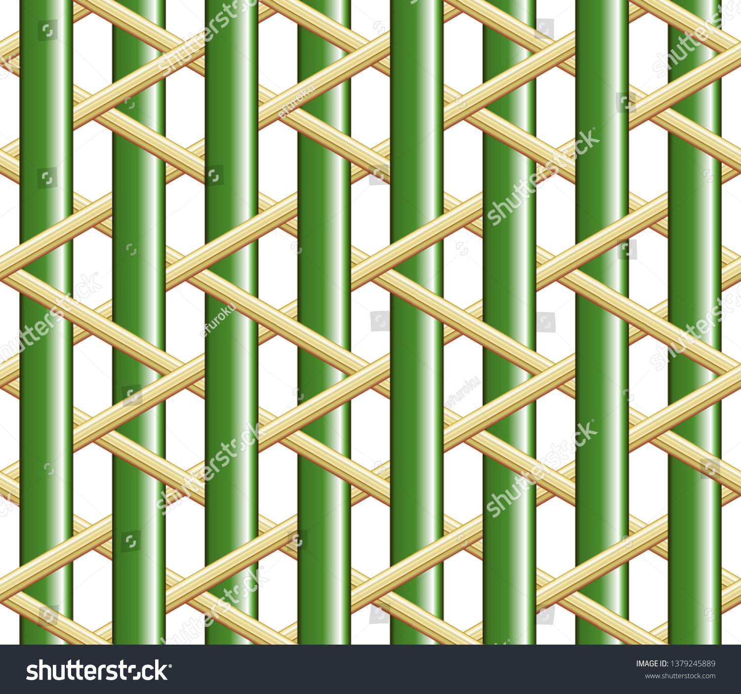 Bamboo Weave Seamless Weaving Basket Pattern Stock Vector (Royalty Free ...