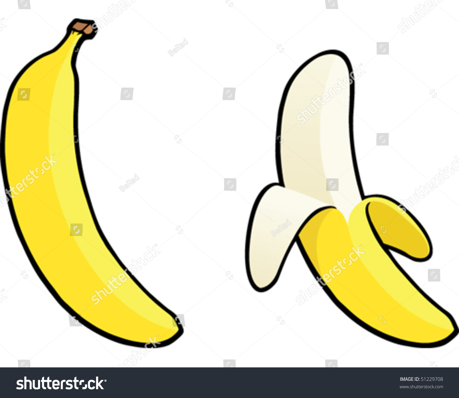 Cartoon Banana Peel