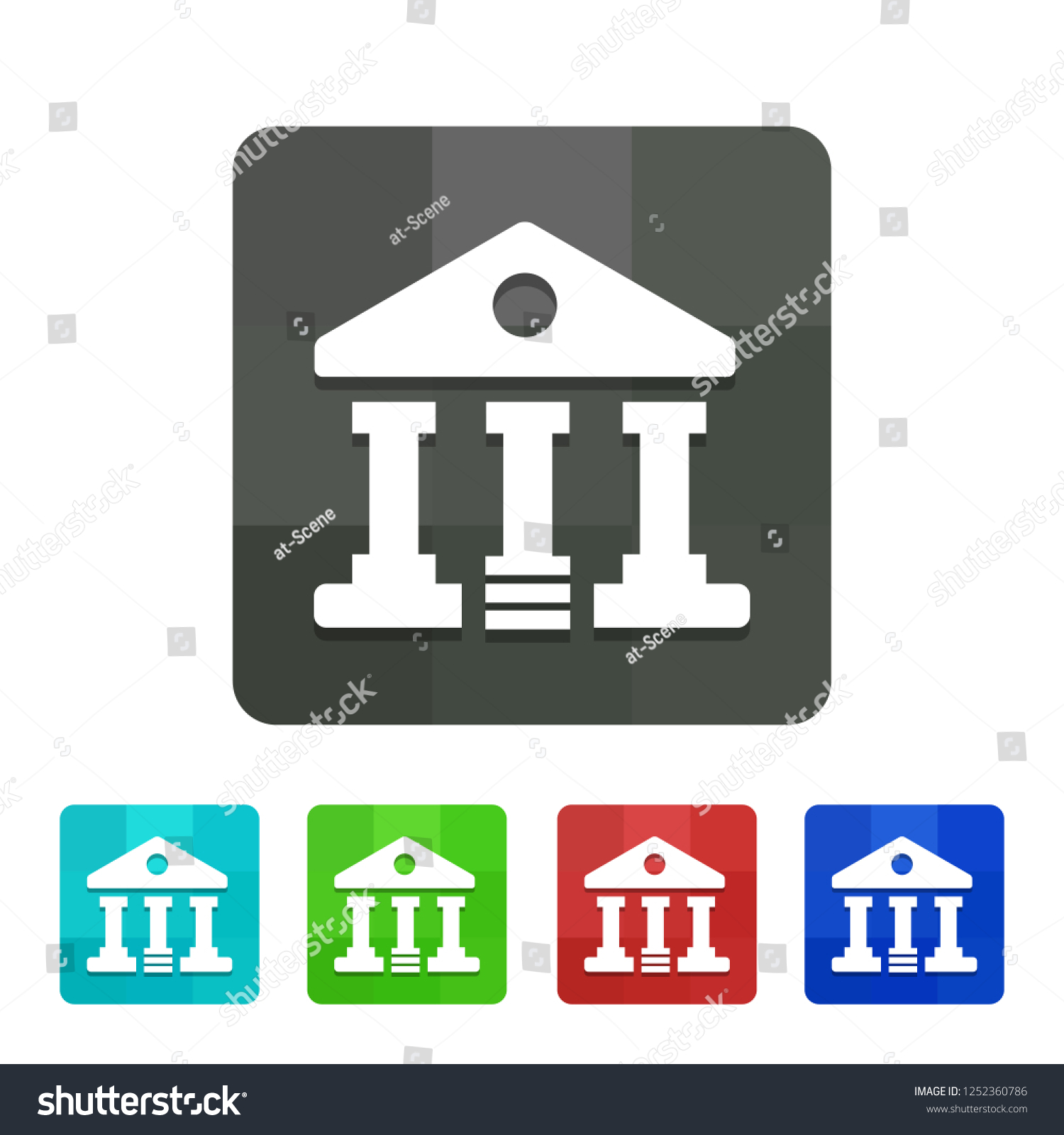 Bank App Icon Stock Vector (Royalty Free) 1252360786 | Shutterstock