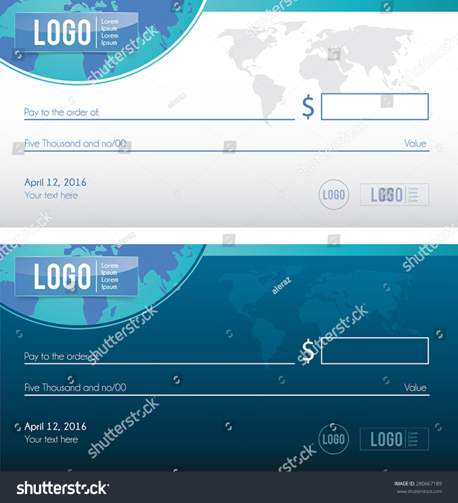 Bank Check Illustration Design Cheque Vector: vector de stock (libre de ...