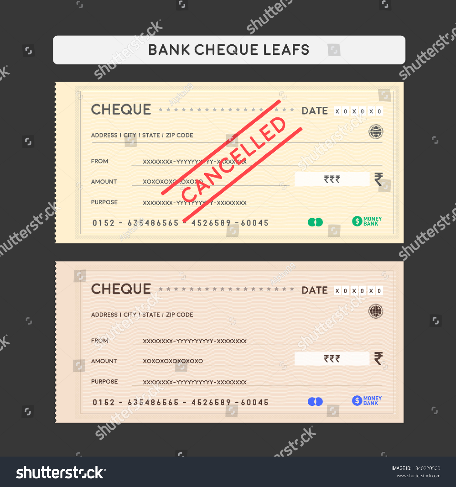 24 Blank cheque leaf Images, Stock Photos & Vectors | Shutterstock