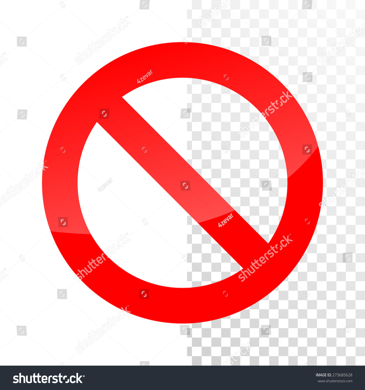 Banned Sign Stock Vector 273685628 - Shutterstock