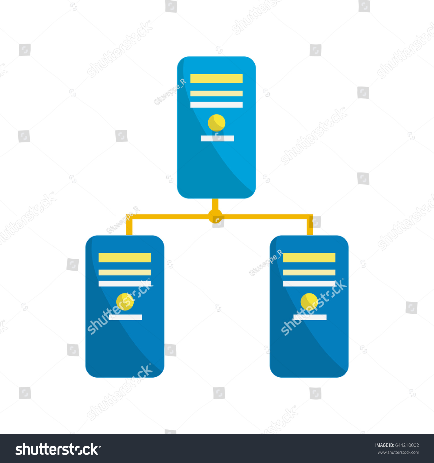 Banner Data Center Digital Connection Stock Vector (Royalty Free ...
