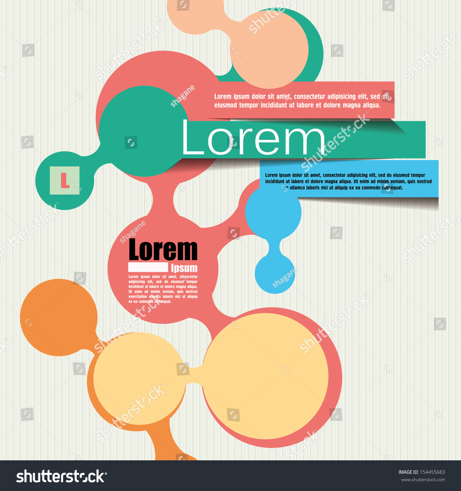 Plantilla de diseño de pancarta para: vector de stock (libre de ...