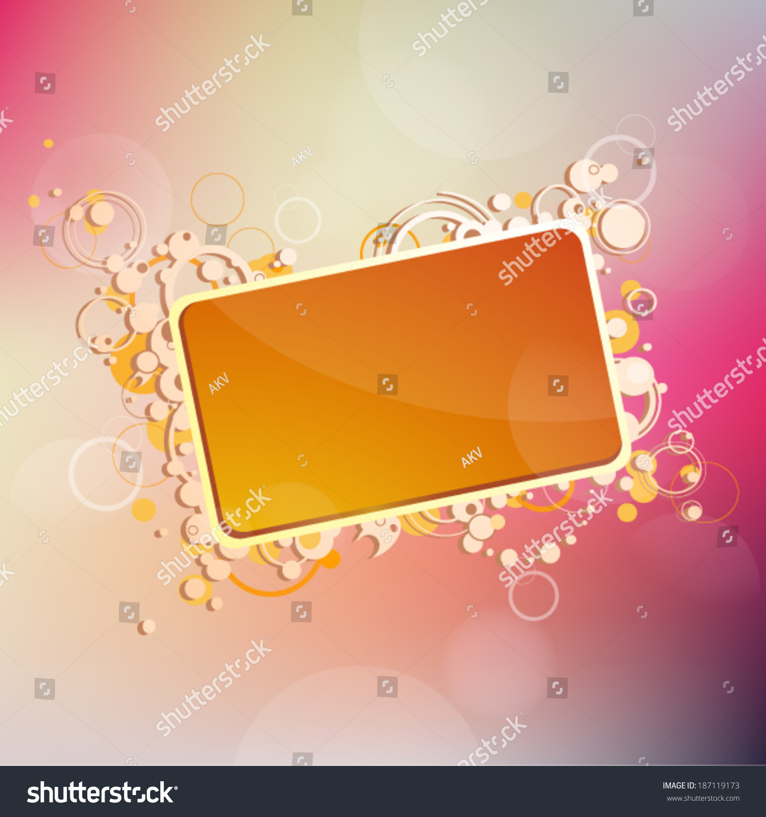 Banner On Flare Backdrop Eps10 Stock Vector (Royalty Free) 187119173 ...