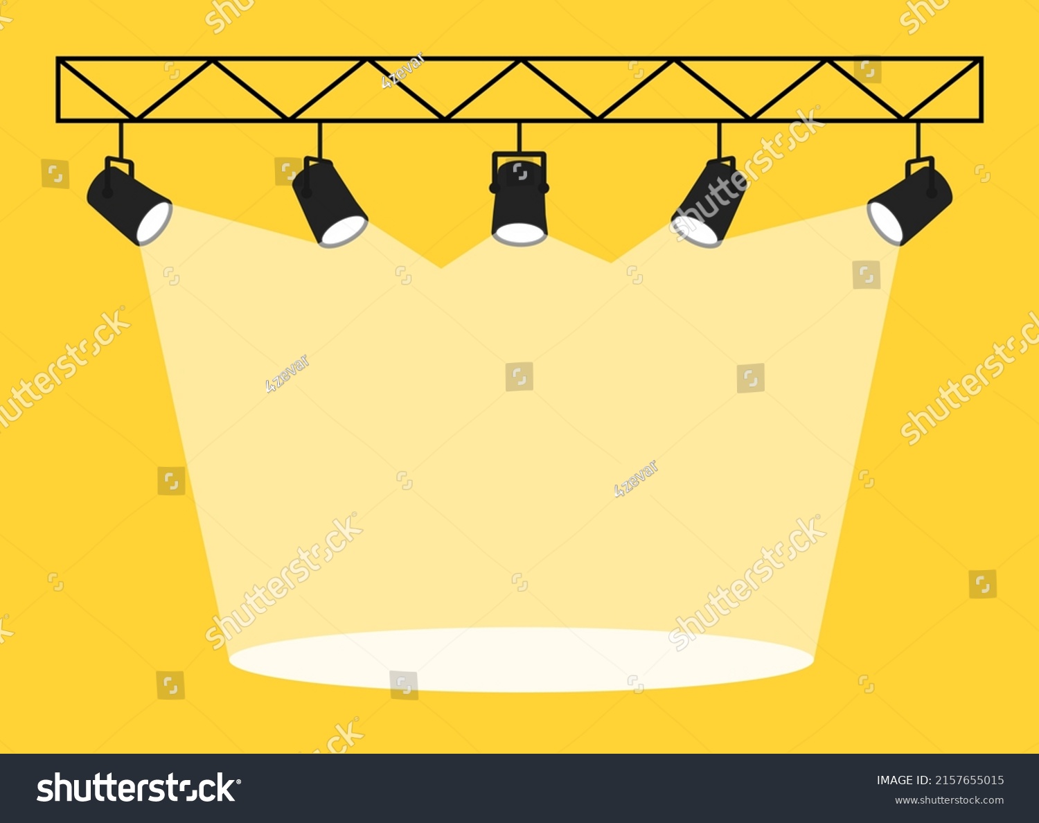 Banner Spotlight Background Vector Illustration Stock Vector (Royalty ...
