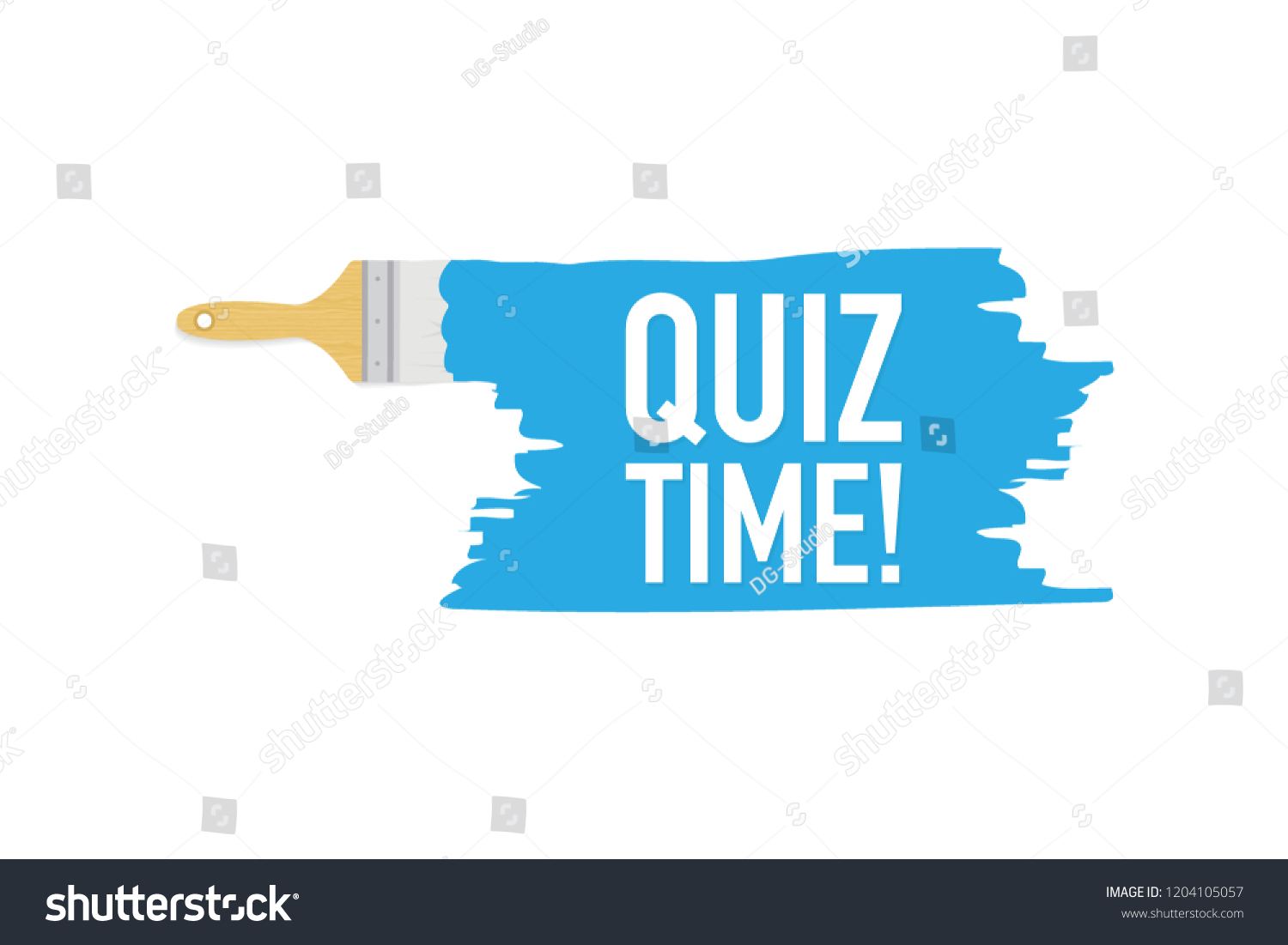 Banner Brushes Paints Quiz Time Vector Stock Vector (Royalty Free ... Banner Brushes Paints Quiz Time Vector Stock Vector (Royalty Free ...