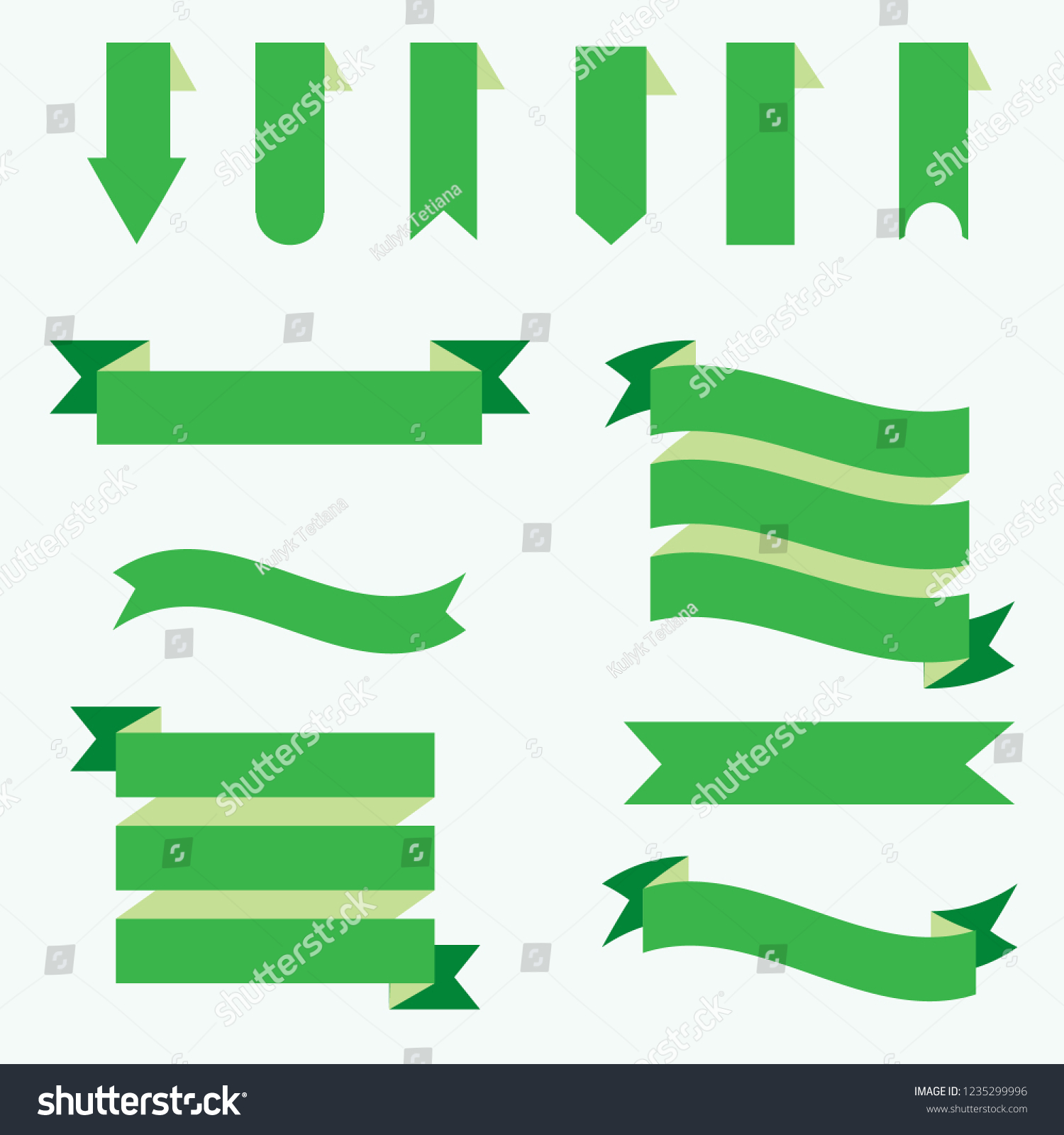 Banners Icon Set Stock Vector (Royalty Free) 1235299996 | Shutterstock