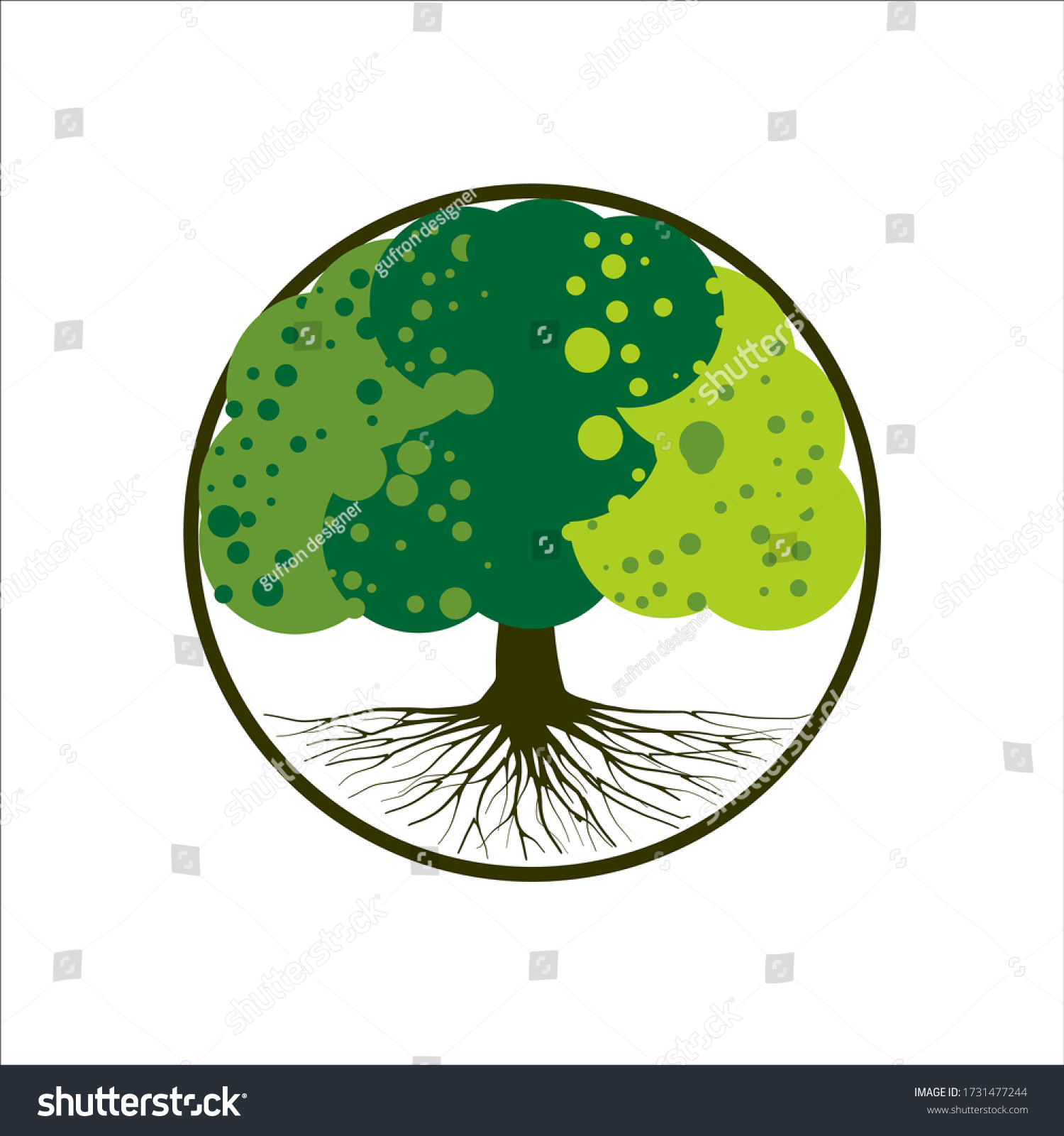 Banyan Tree Logo Vector Icon Illustration Stock Vector (Royalty Free ...
