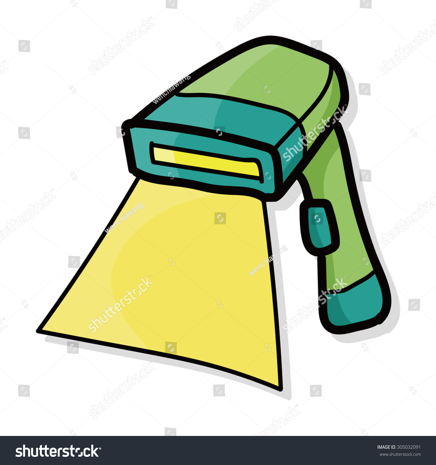 Bar Scanning Color Doodle Stock Vector (Royalty Free) 305032091 ...