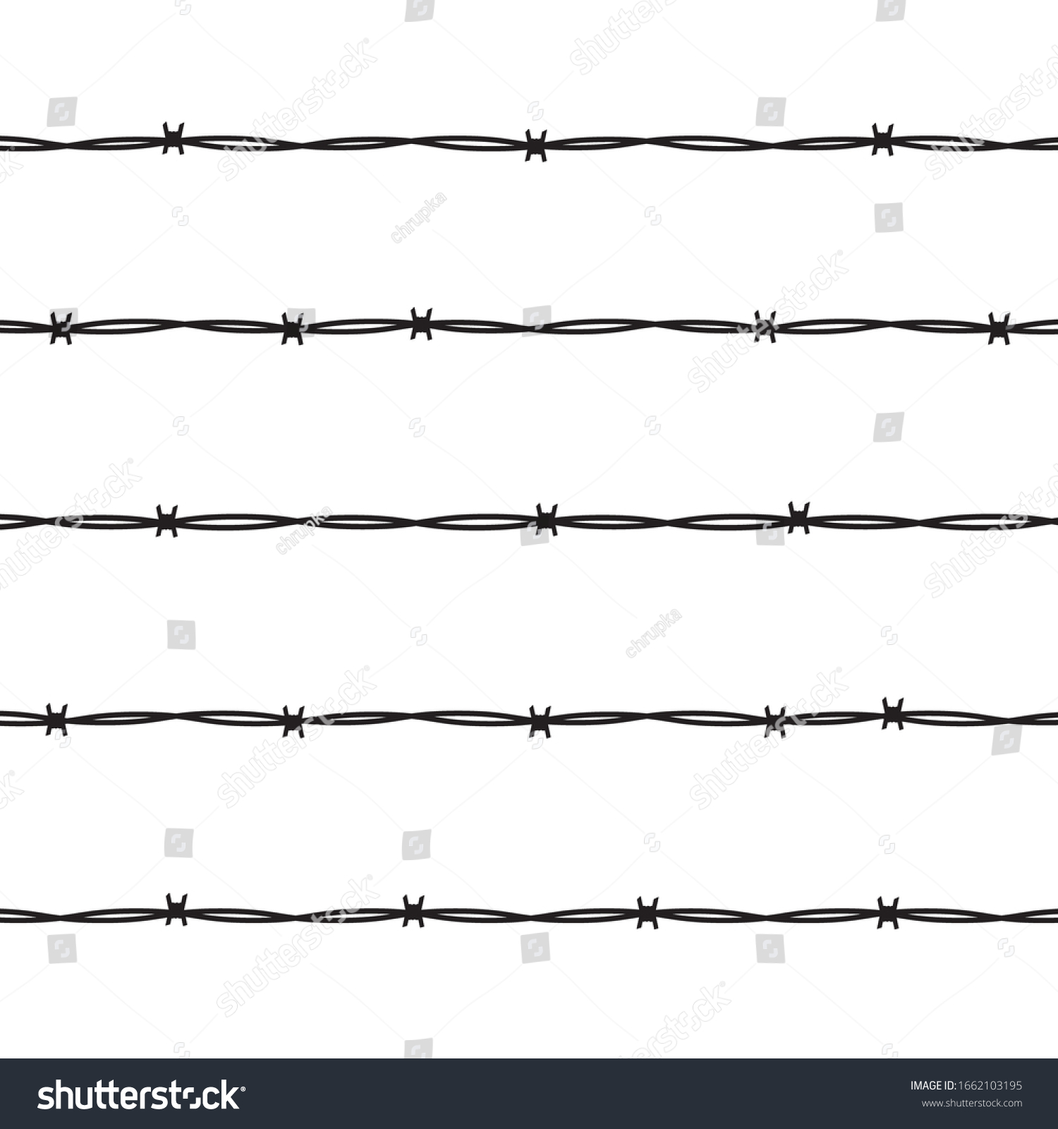 Vektor Stok Barbed Wire Background Vector Illustration (Tanpa Royalti ...