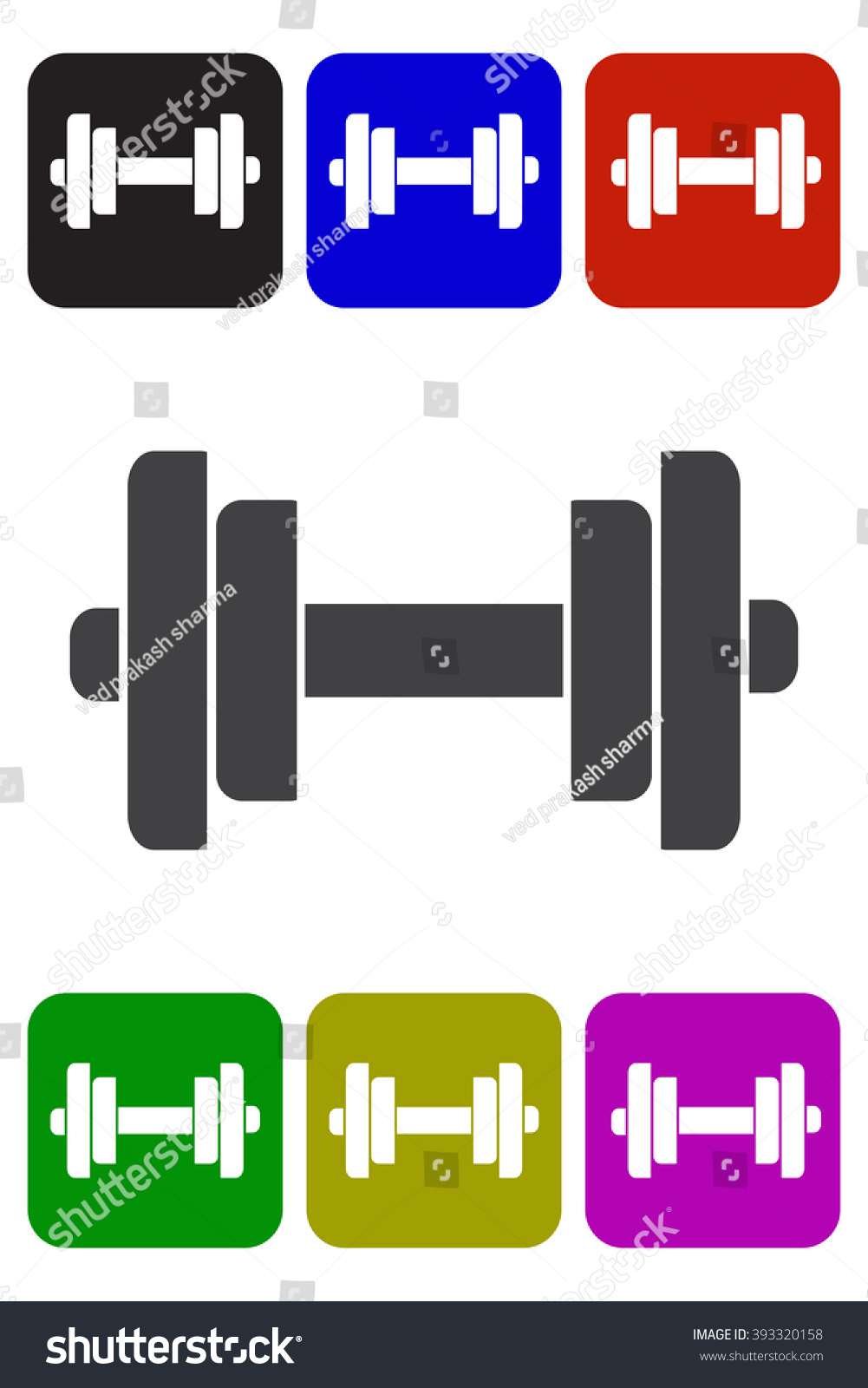 Barbell Weight Plates Stock Vector (Royalty Free) 393320158 | Shutterstock