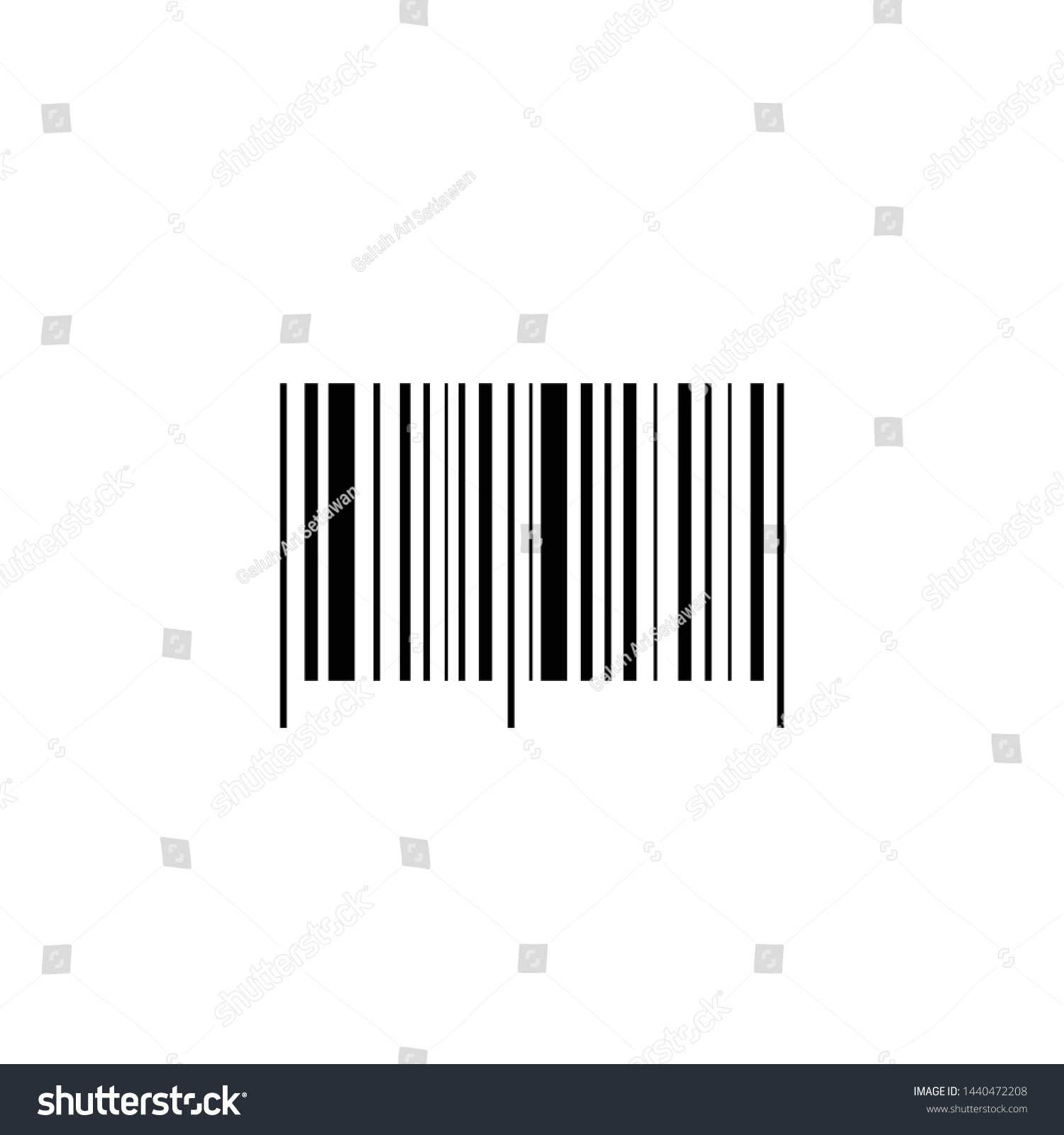 Barcode Icon Vector Design Symbol Illustration Stock Vector (Royalty ...