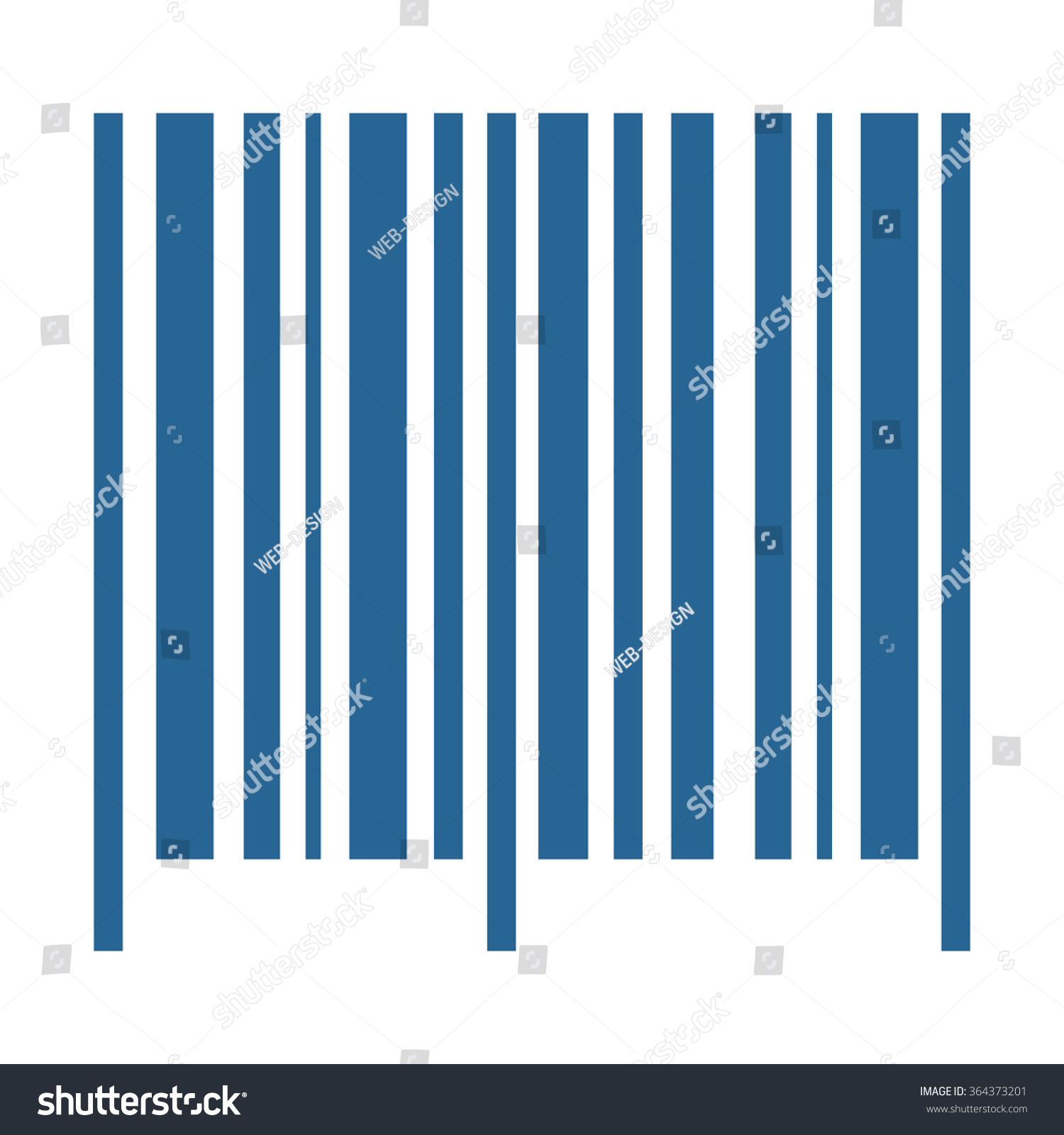 Barcode Icon Vector Illustration Modern Design Stock Vector (Royalty ...