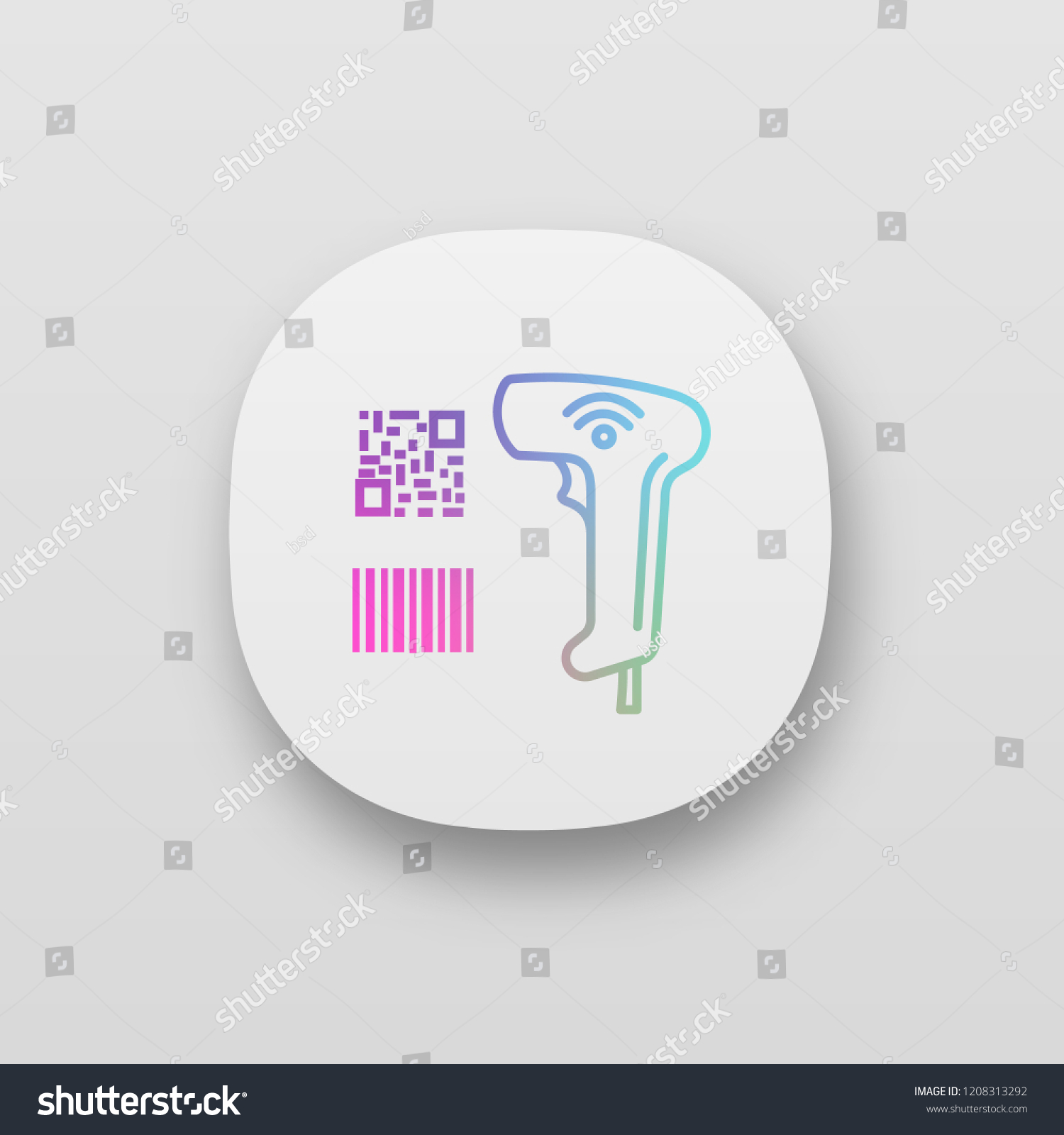 Barcode Qr Code Scanner App Icon: Vector có sẵn (miễn phí bản quyền ...