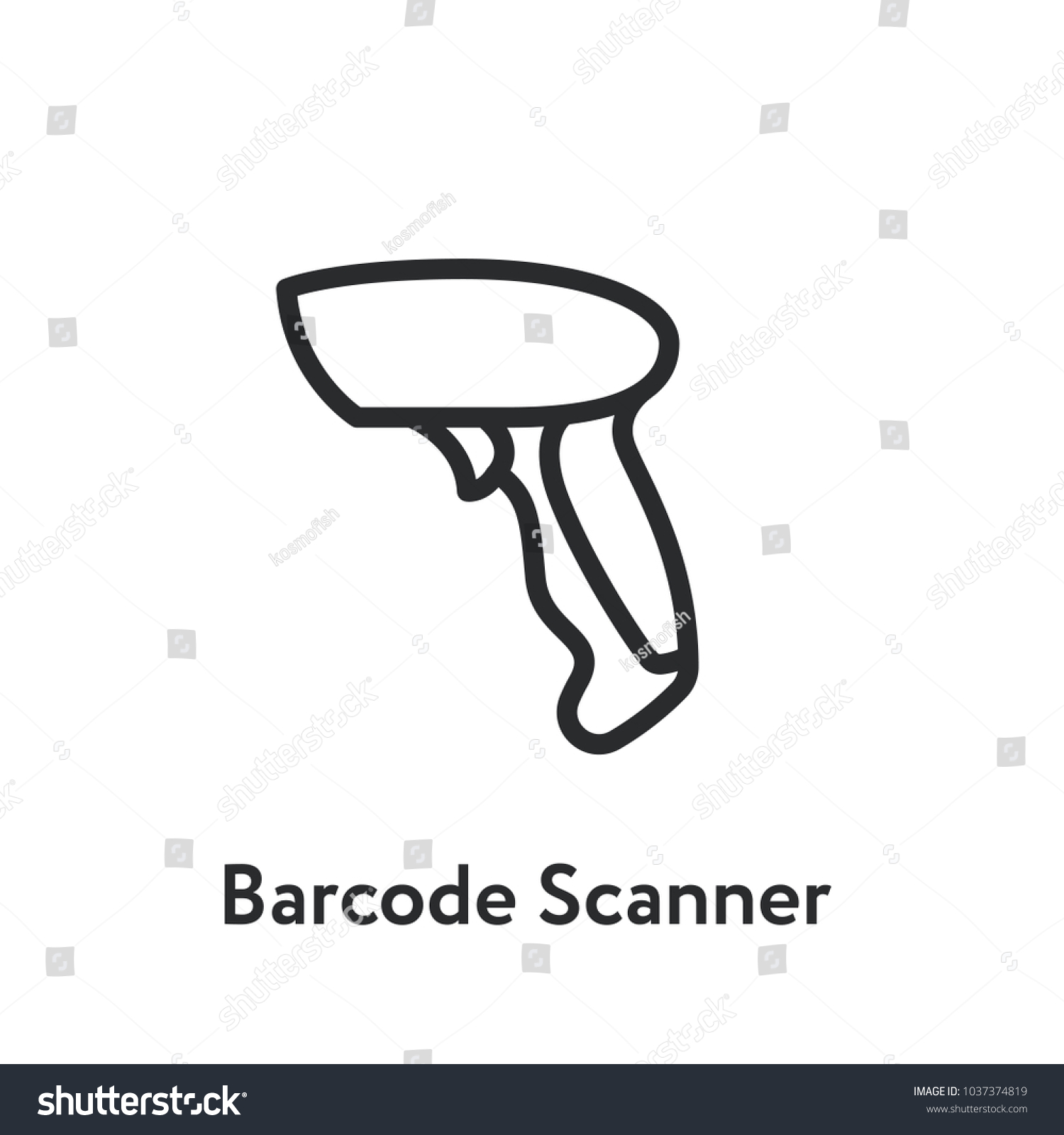 3,122 Barcode scanner computer Stock Vectors, Images & Vector Art ...