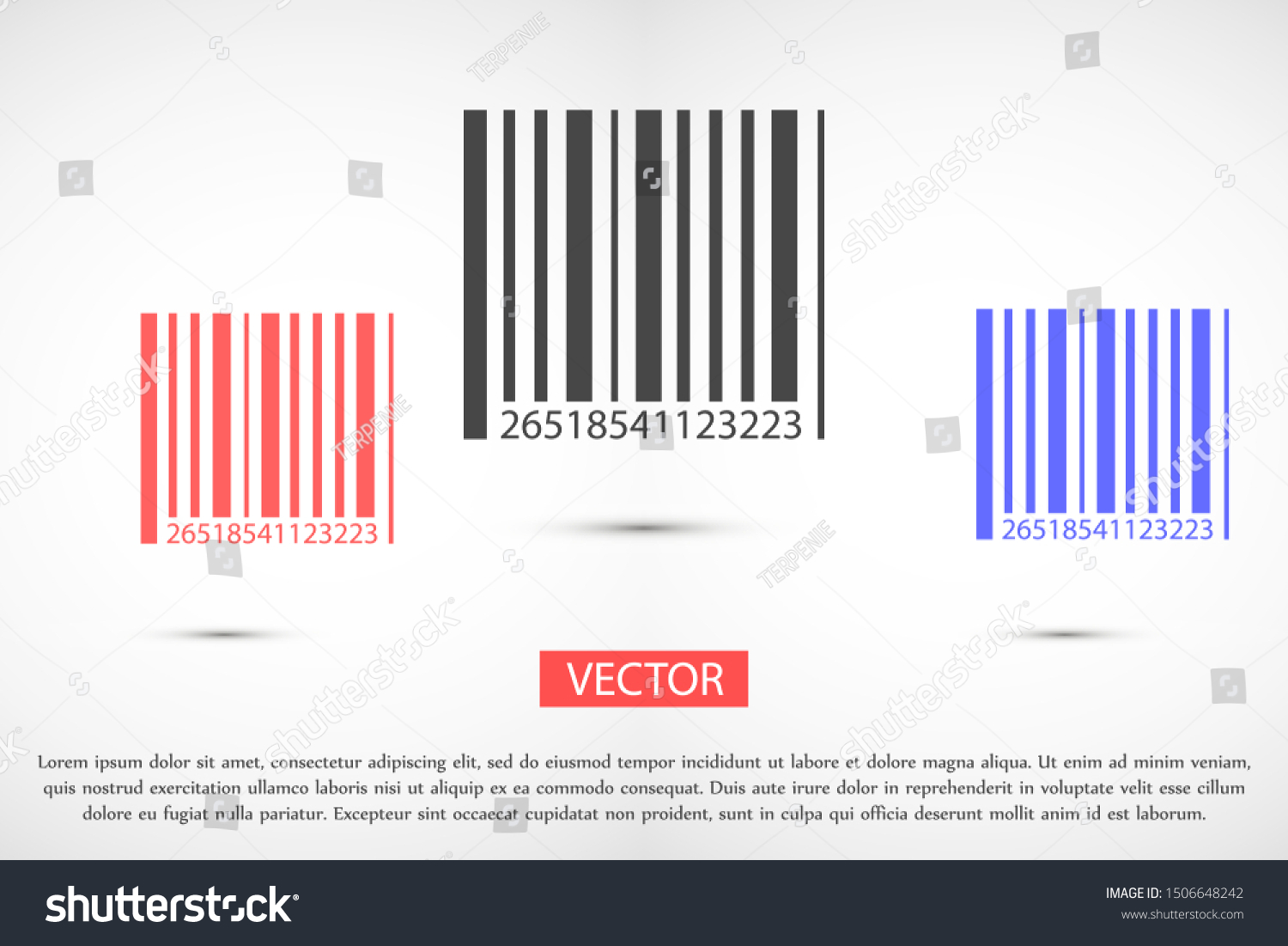 Barcode Vector Icon Barcode Products Icon Stock Vector (Royalty Free ...