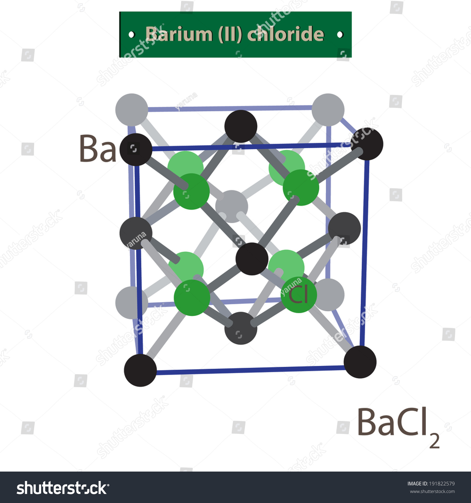 Barium Chloride Stock Vector (Royalty Free) 191822579 | Shutterstock