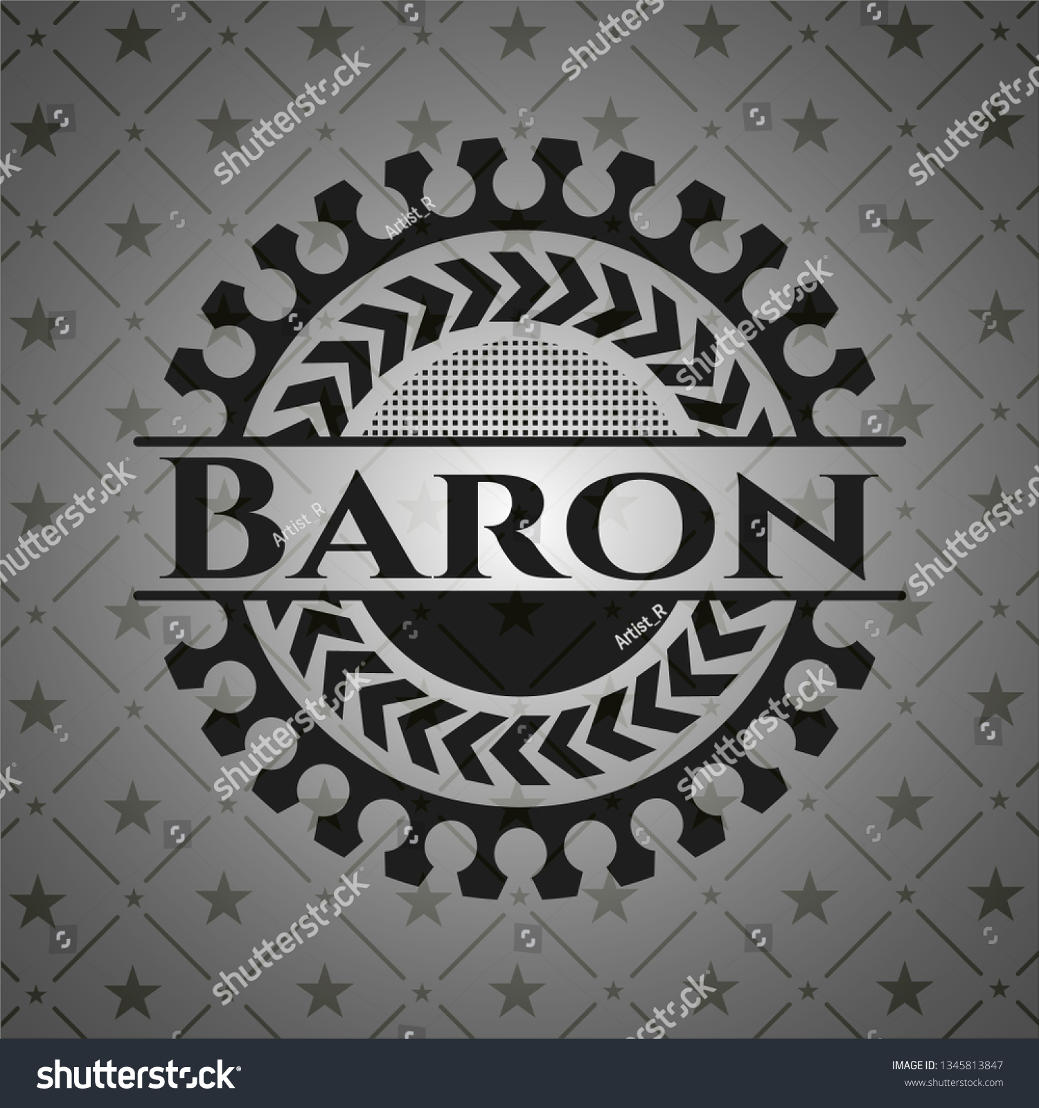 Baron Black Badge Stock Vector (Royalty Free) 1345813847 | Shutterstock
