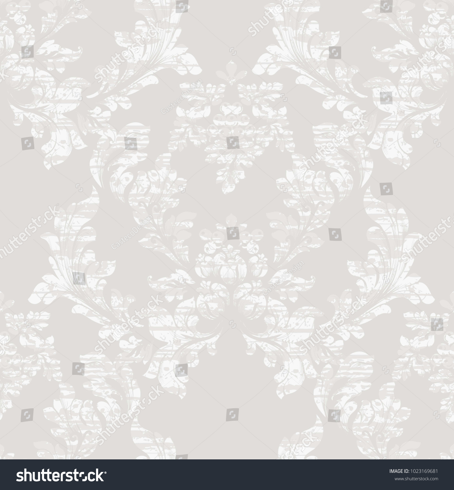 Baroque Pattern Texture Vector Royal Fabric Stock Vector (Royalty Free ...