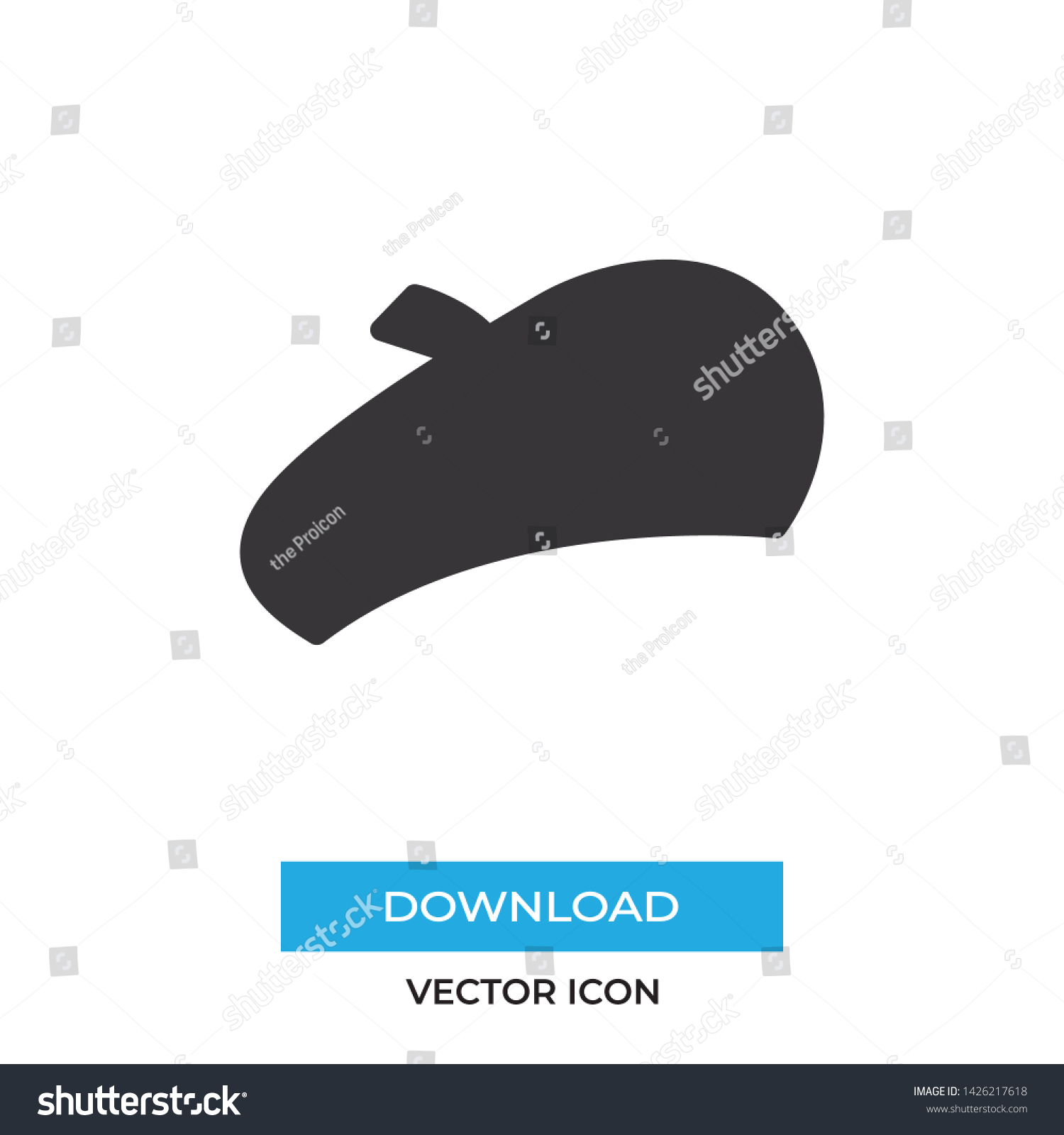 Barrett Vector Icon Simple Sign Web Stock Vector (Royalty Free ...