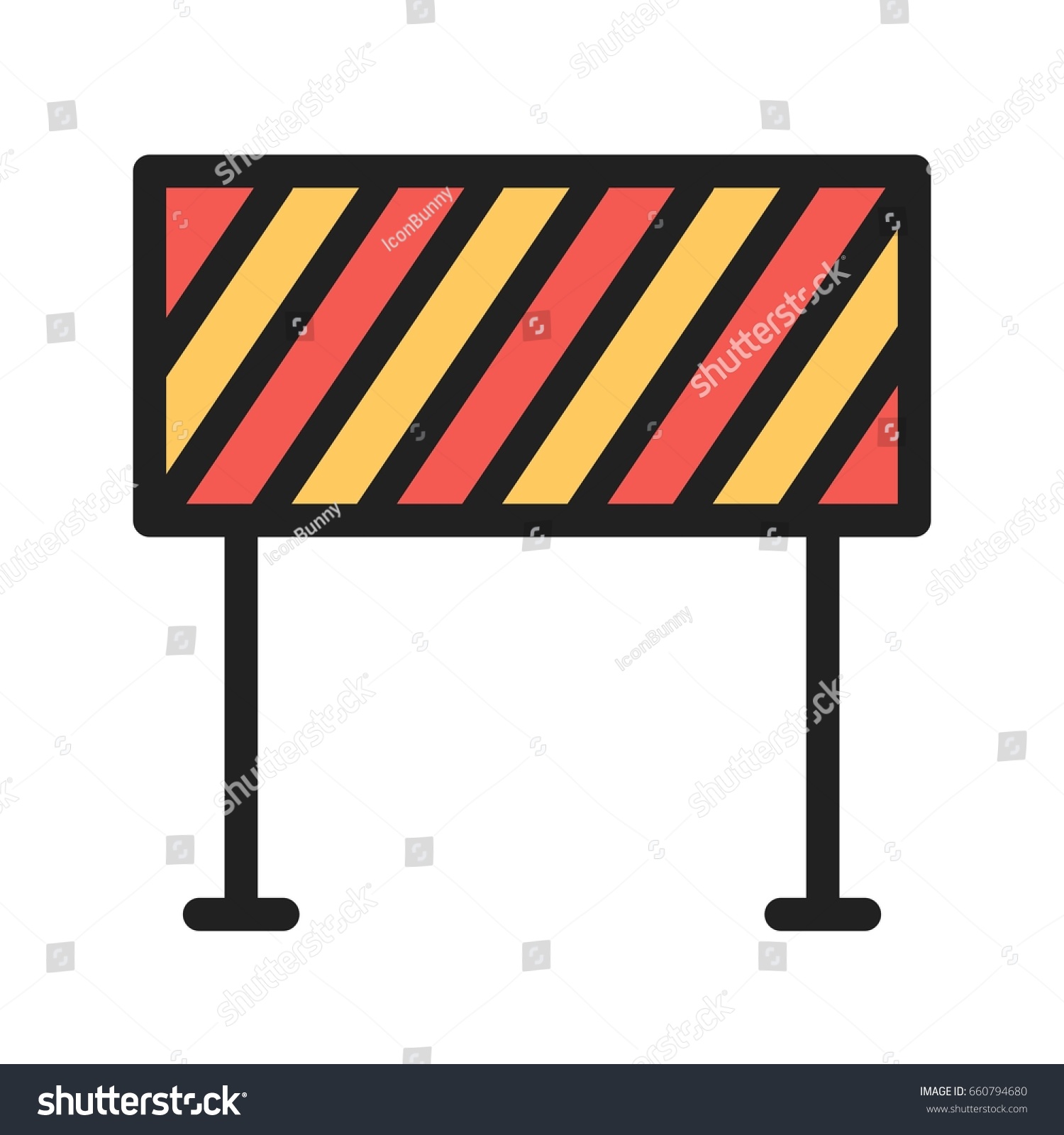 Barrier Stock Vector (Royalty Free) 660794680 | Shutterstock