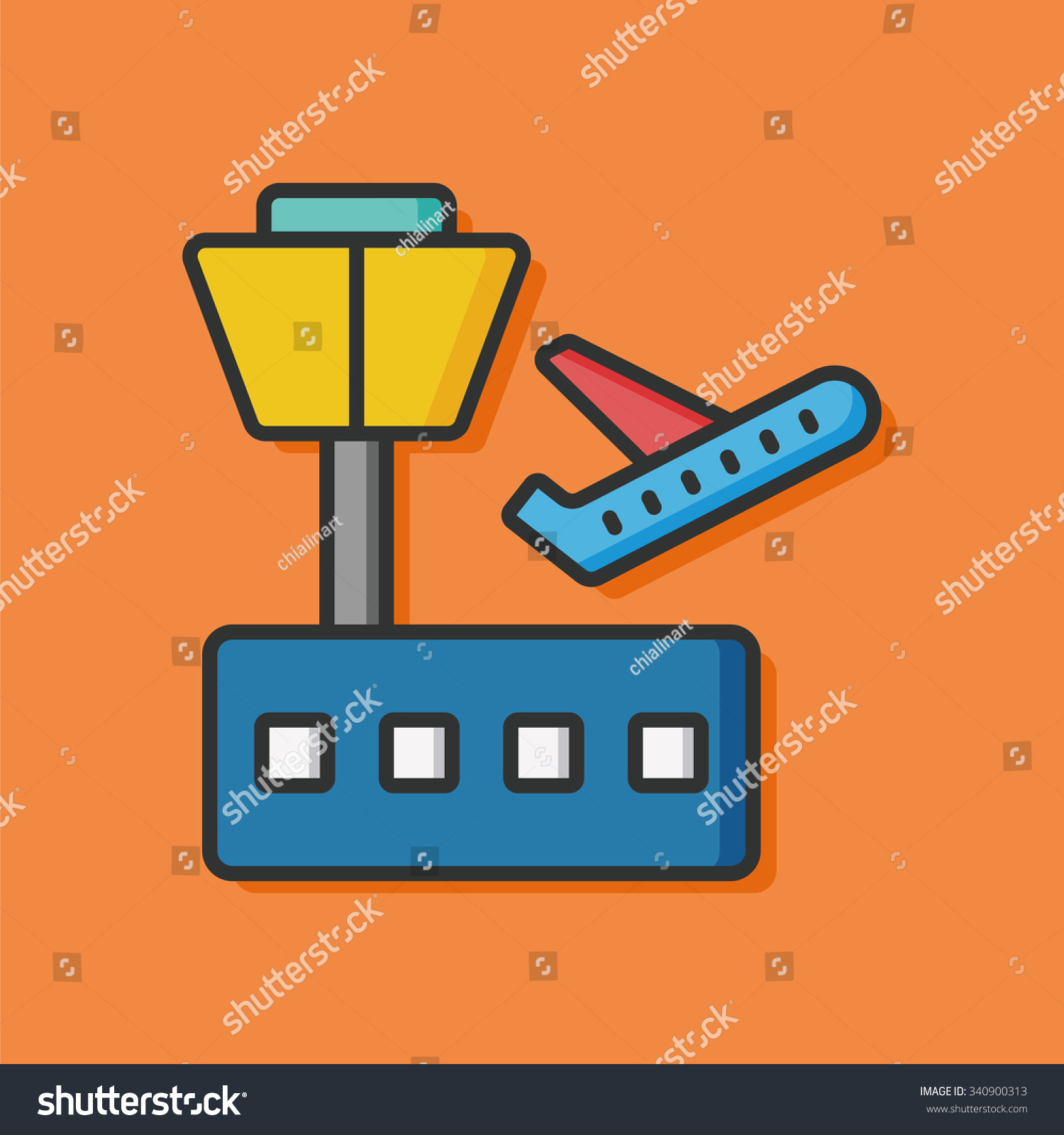 Base Station Icon Stock Vector (Royalty Free) 340900313 | Shutterstock